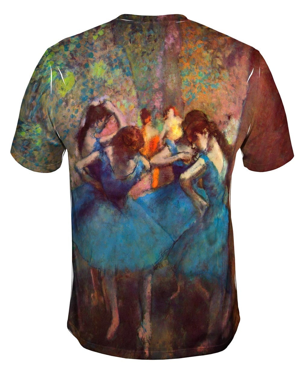 Edgar Degas - Dancers in Blue 1895 Mens T-Shirt All Over Print ...