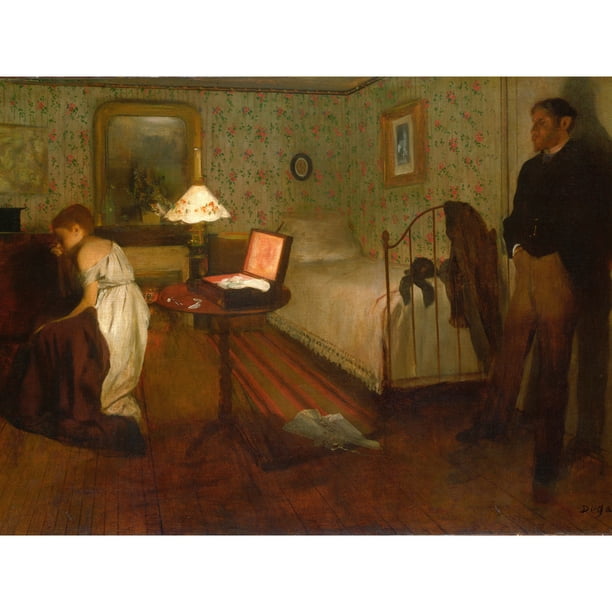 Edgar Degas Interior Extra Large Art Print Wall Mural Poster Premium XL ...