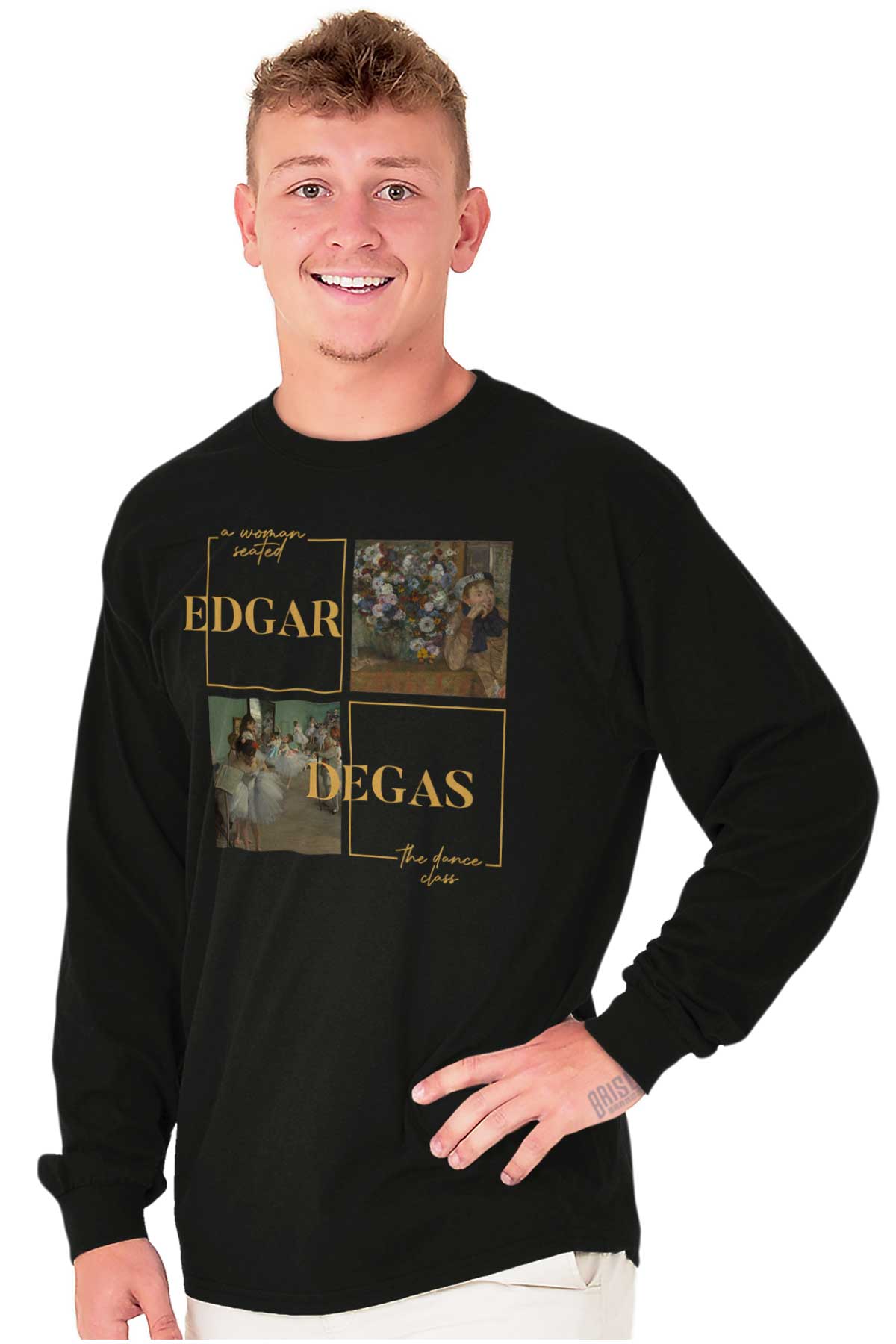 Edgar Degas Modern Art Paintings Long Sleeve TShirt Men Women Brisco ...