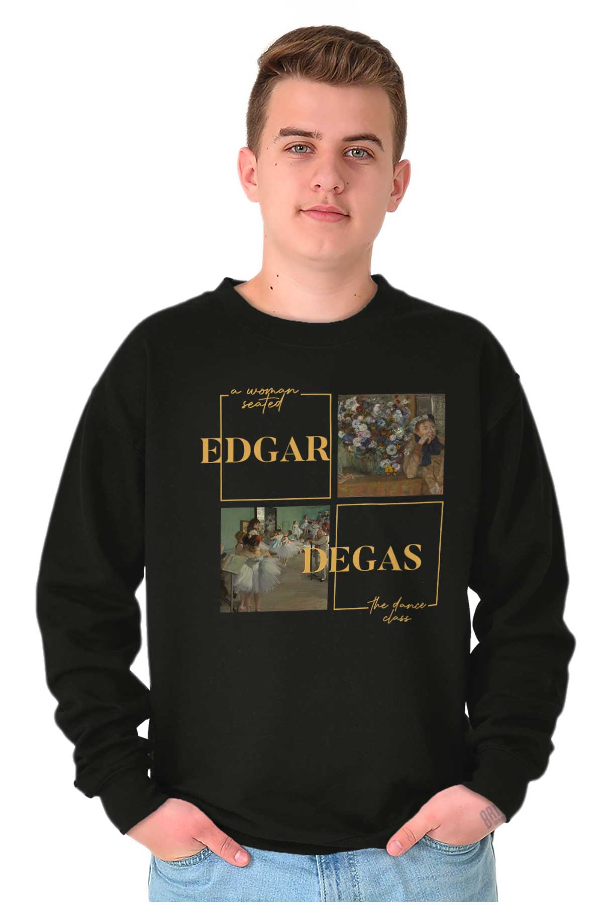 Edgar Degas Modern Art Paintings Sweatshirt for Men or Women Brisco ...