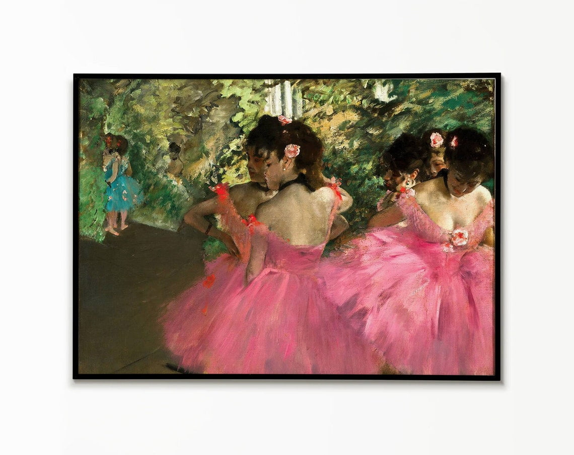 Edgar Degas Pink Dancers Poster, Pink Dancers Wall Decor, Wall Art ...