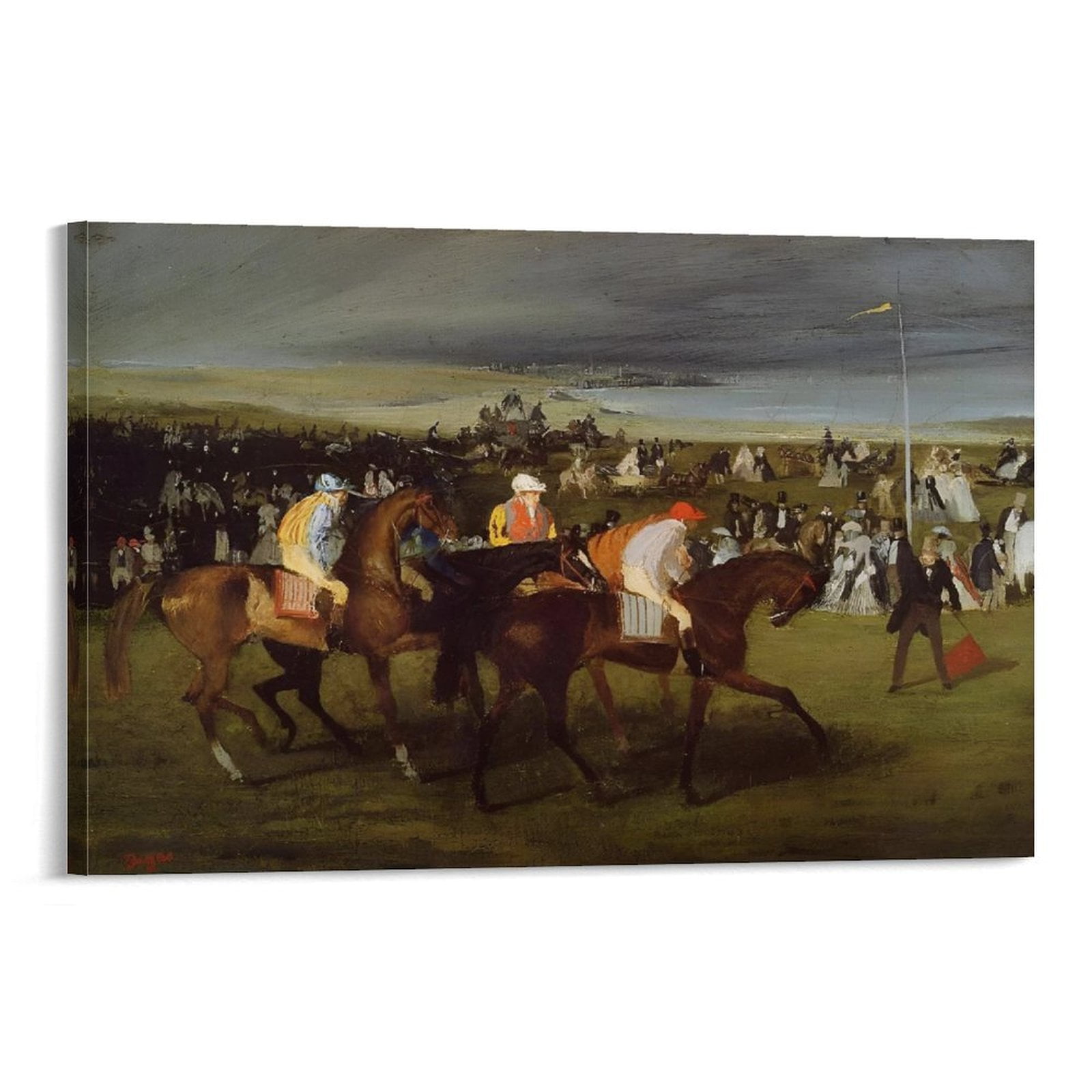 Edgar Degas Poster At The Races The Start Picture Print Wall Art Poster ...