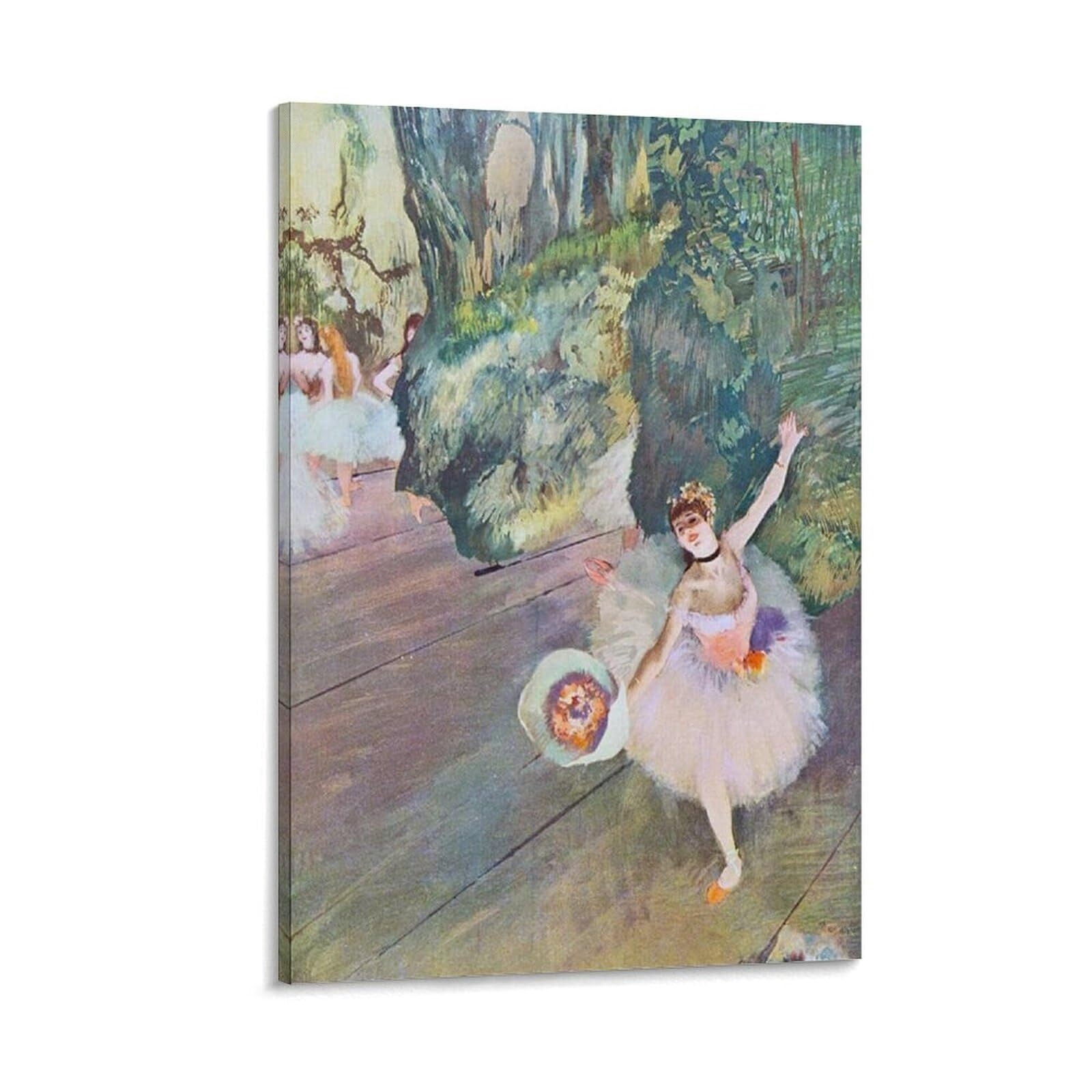 Edgar Degas Prints Canvas Wall-Art -Dancers- Degas Ballerina Wall-Art ...