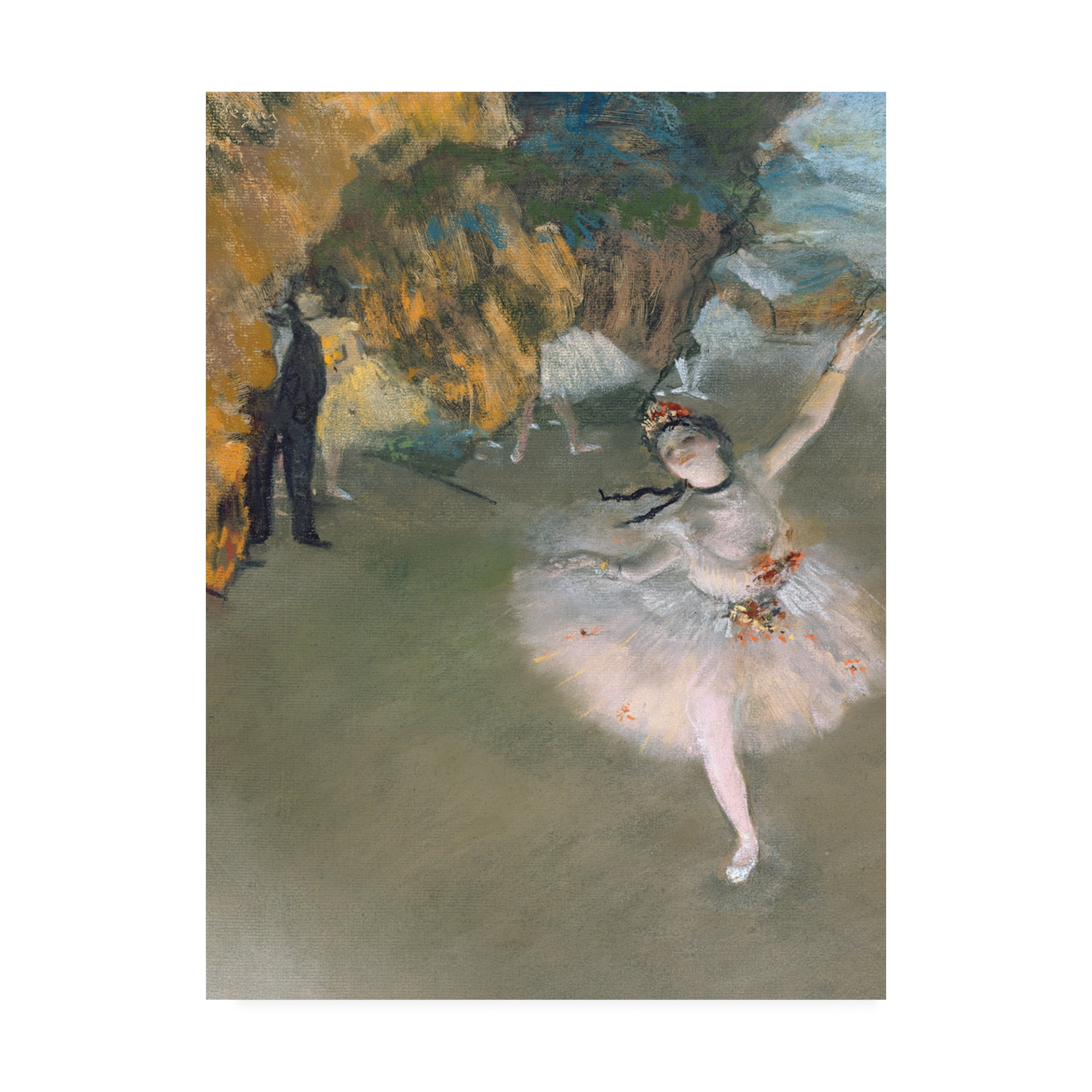 Edgar Degas 'The Star 1876' Canvas Art - Walmart.com