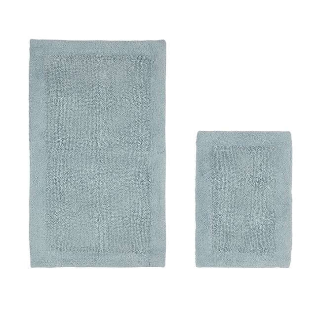 Edge Collection 100% Cotton 2 Piece Set (17' x 24' | 24' x 40') Bath ...