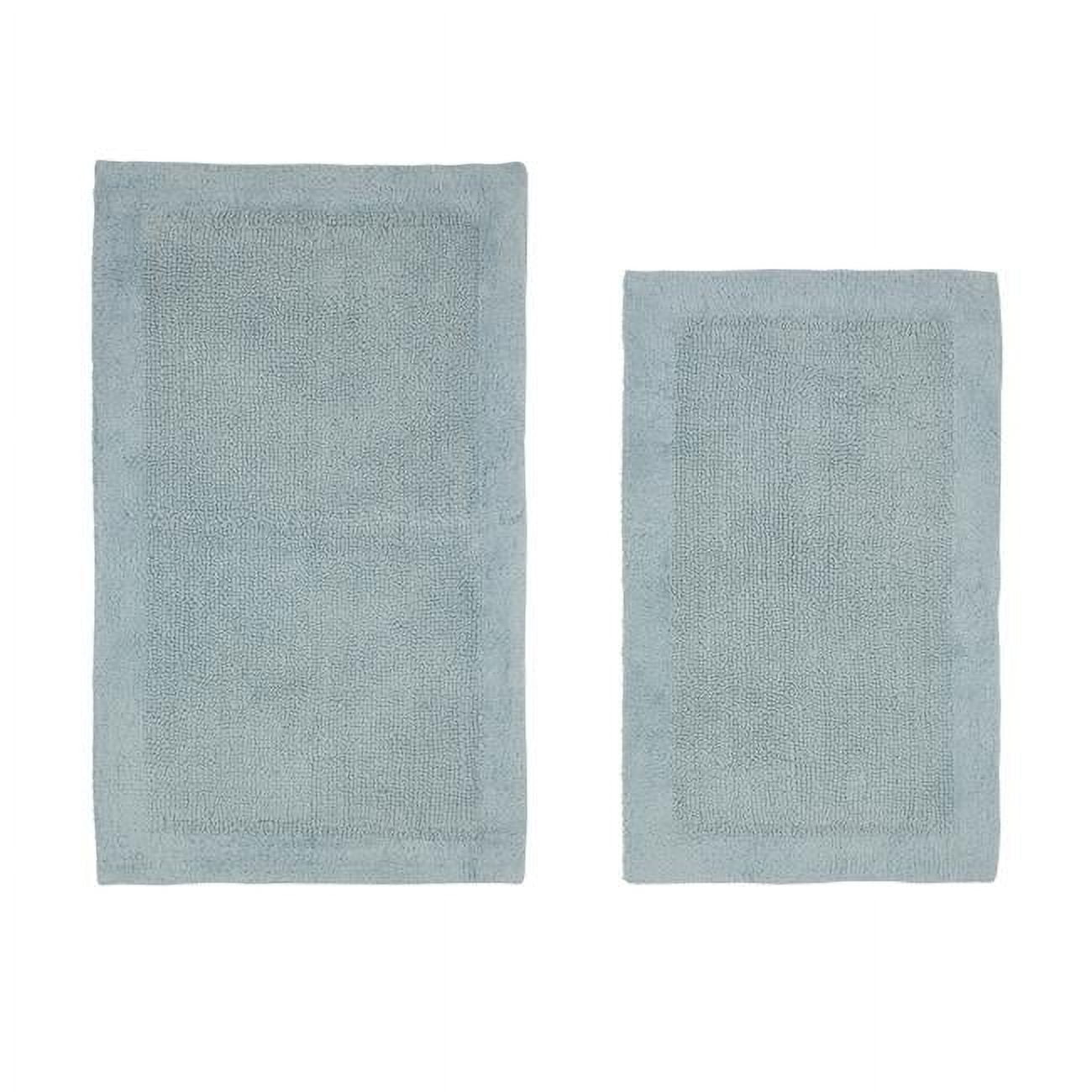 Edge Collection 100% Cotton 2 Piece Set (20' x 20' | 21' x 34') Bath ...