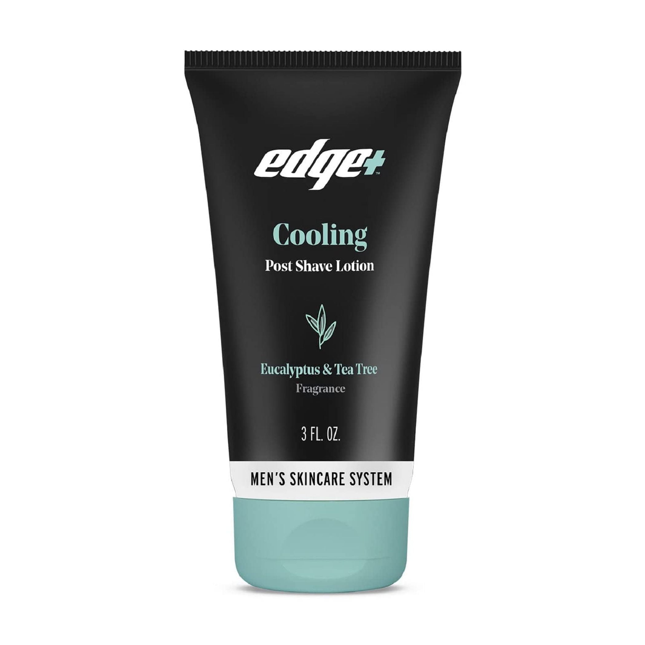 Edge+ Cooling Post Shave Lotion with Eucalyptus & Tea Tree, 3 Oz ...