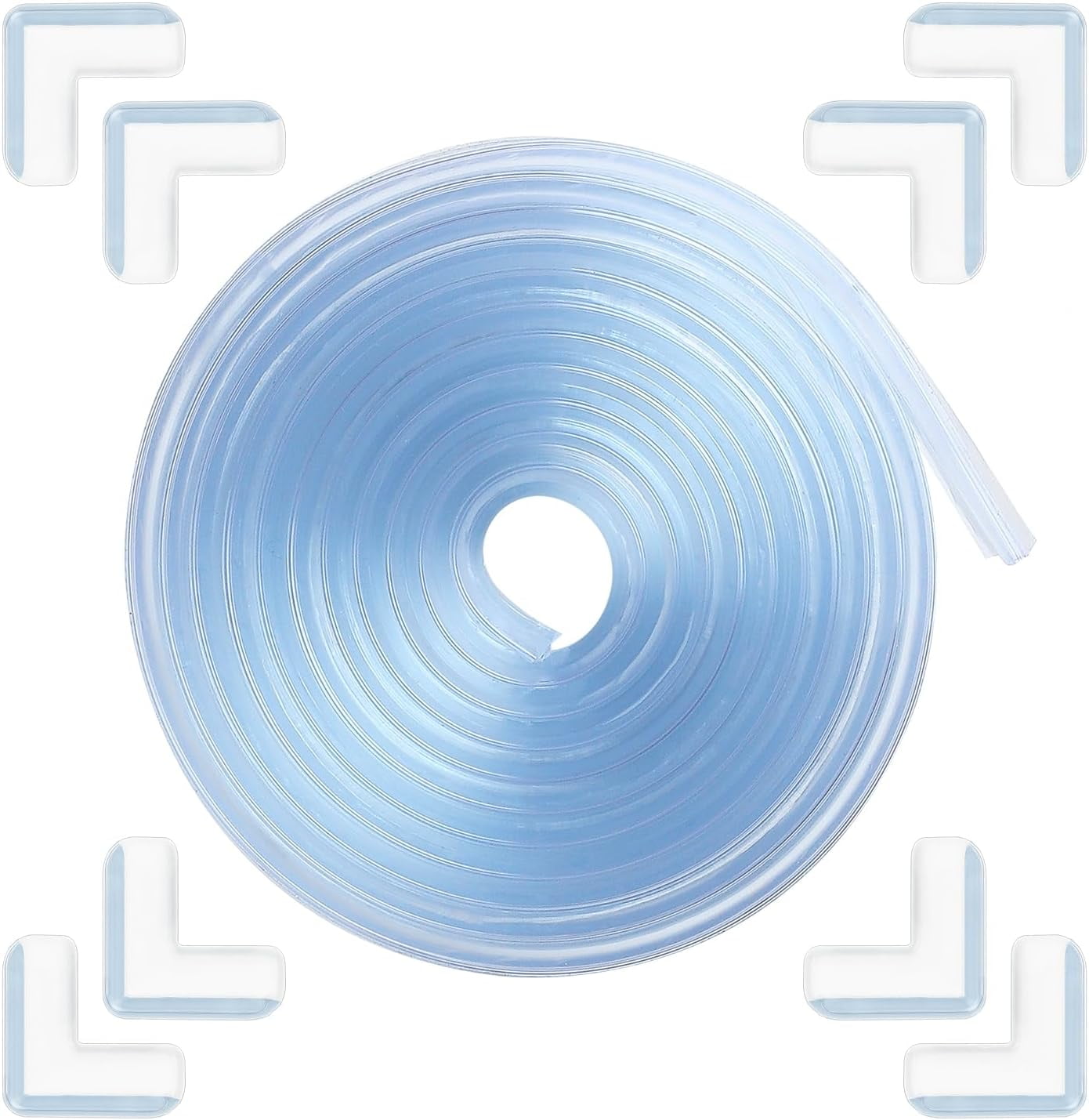 Edge Corner Protector Baby Proofing 6.6ft (2M) with 8 Corners, Clear ...