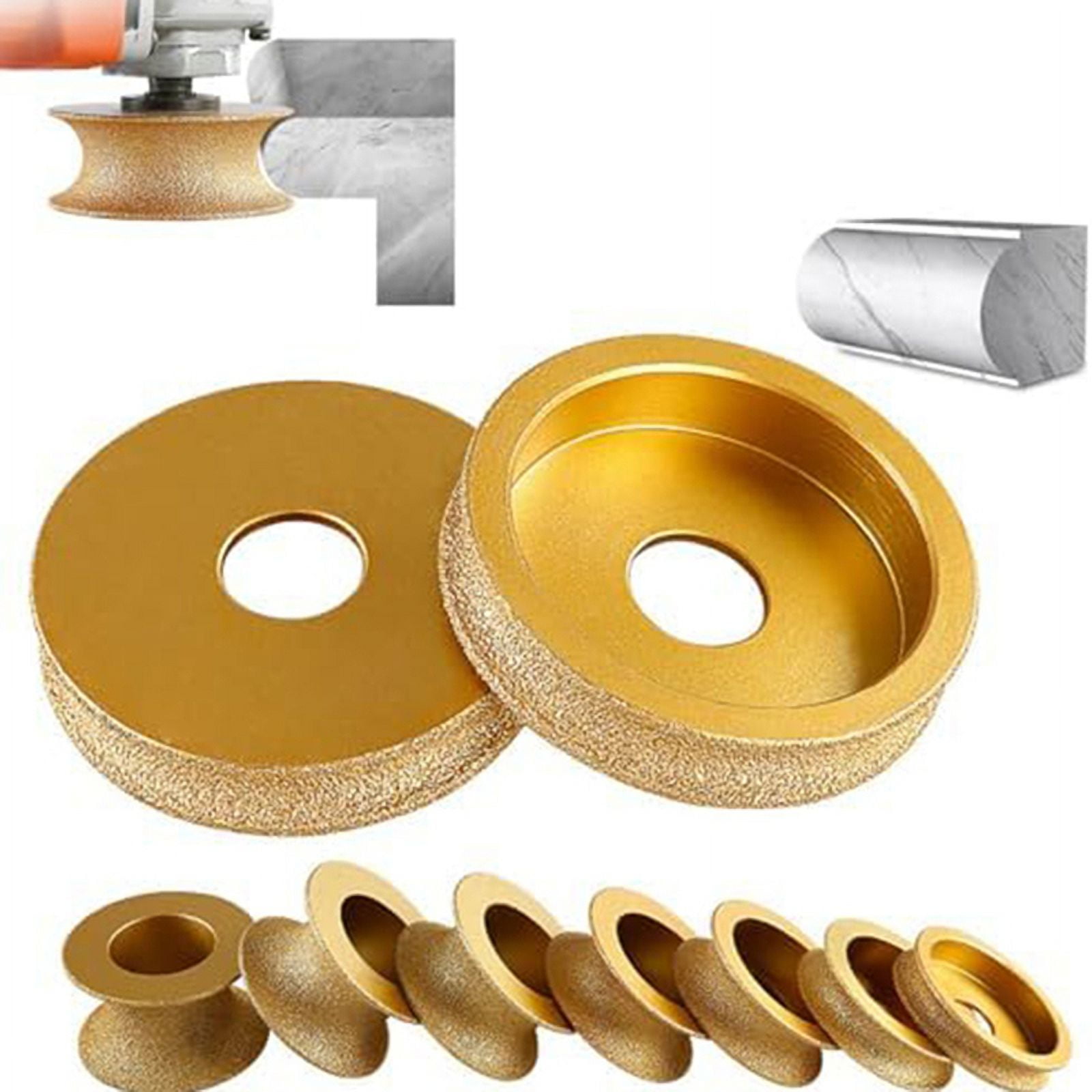 Edge Diamond Grinding Wheel, 3 Inch Profile Hand Diamond Wheel, Round ...