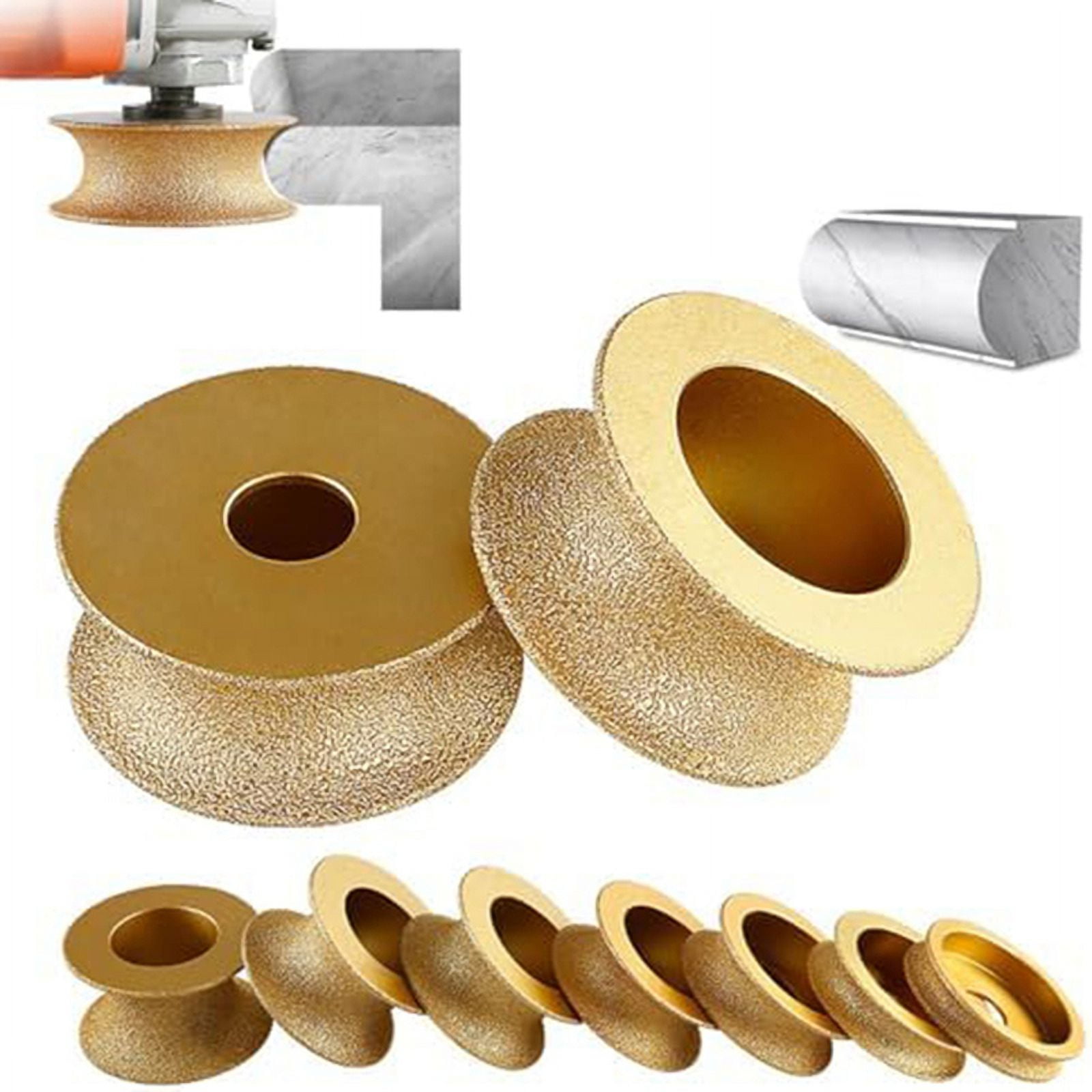 Edge Diamond Grinding Wheel, 3 Inch Profile Hand Diamond Wheel, Round ...