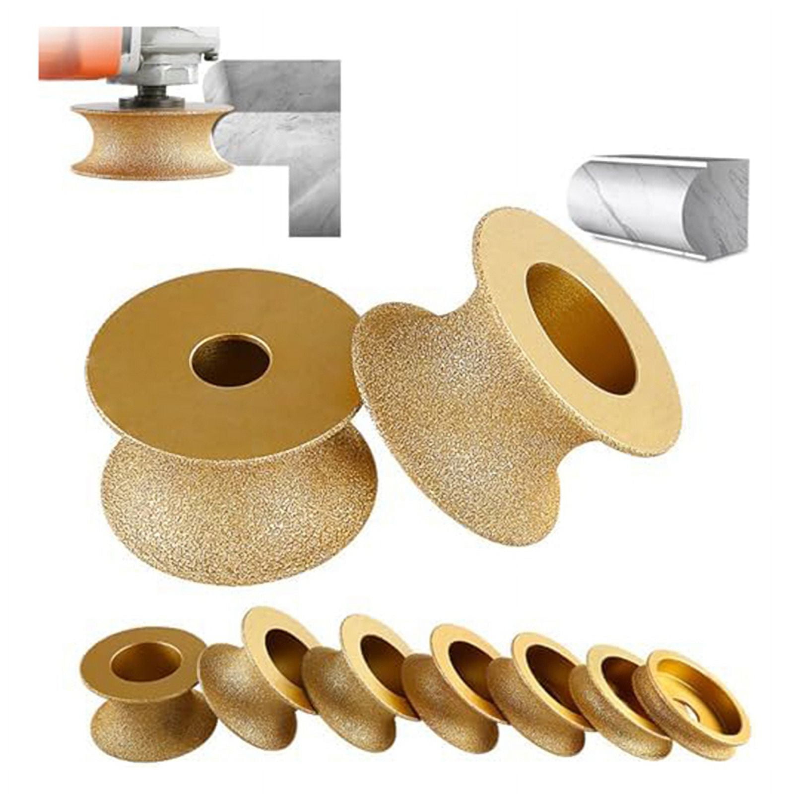 Edge Diamond Grinding Wheel, 3 Inch Profile Hand Diamond Wheel, Round ...