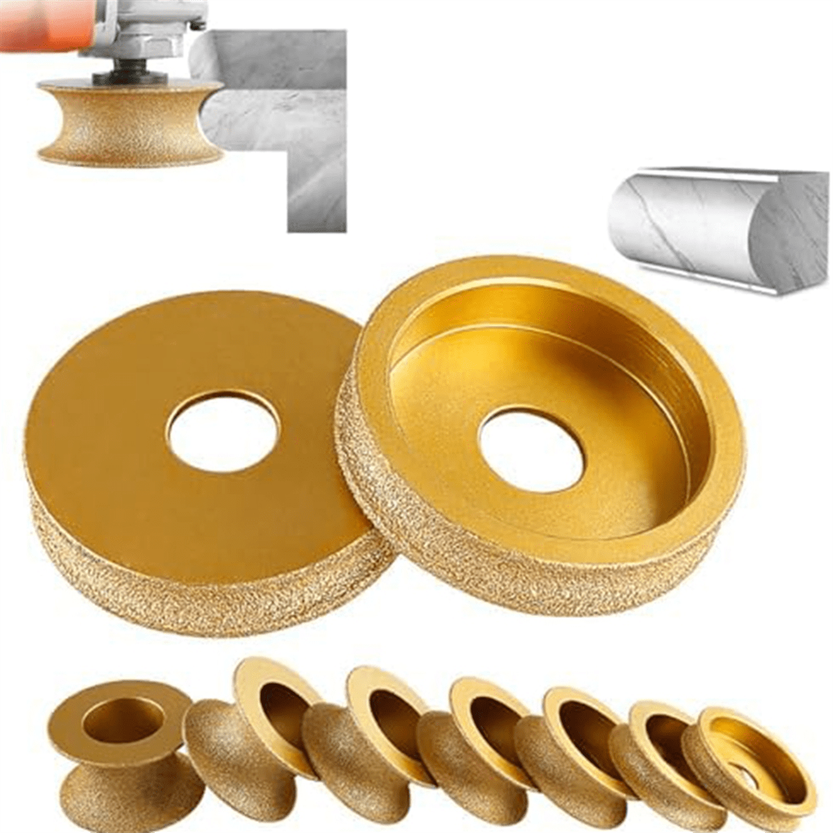 Edge Diamond Grinding Wheel, 3 Inch Profile Hand Round Dry Vacuum ...