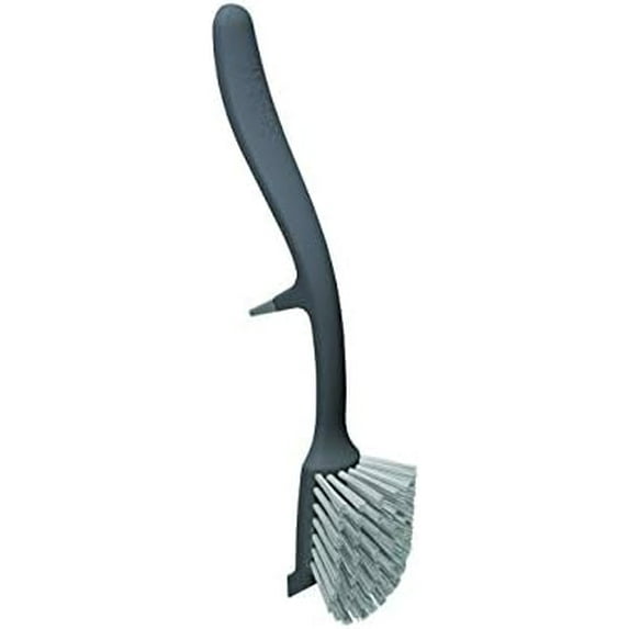 Edge Dish Brush with Integrated Sink Rest, Grey - Walmart.com