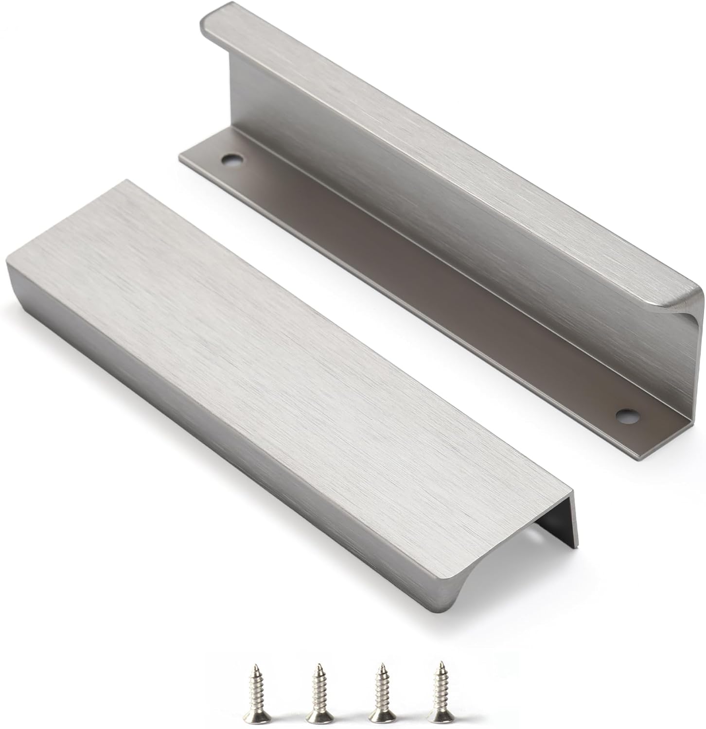Edge Fir Tab Pull for cabinets Kitchen Concealed Drawer pulls Aluminum ...