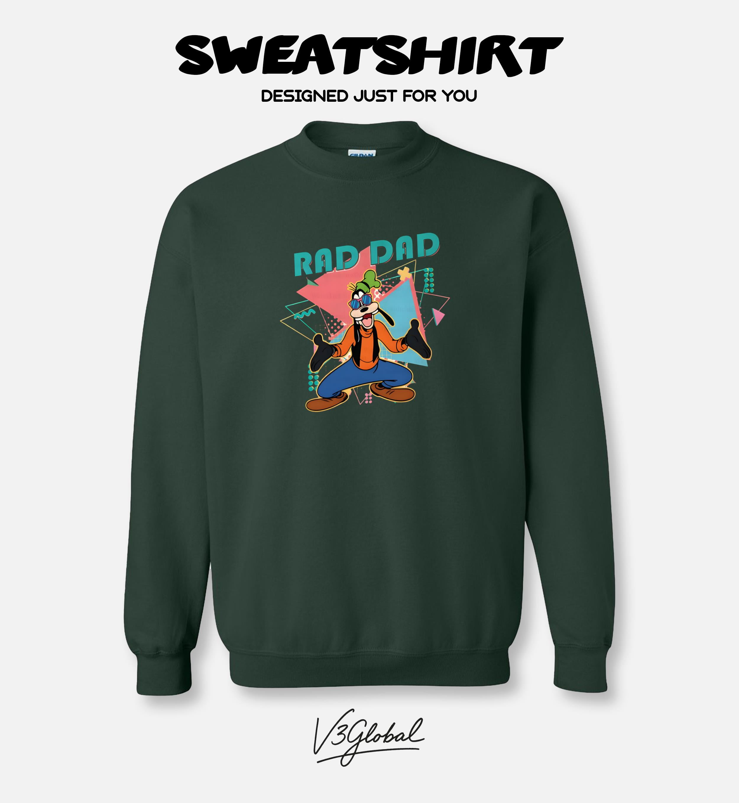 Edge Goofy Movie Rad Dad 90s Retro Inspired Cool Funny Powerline ...