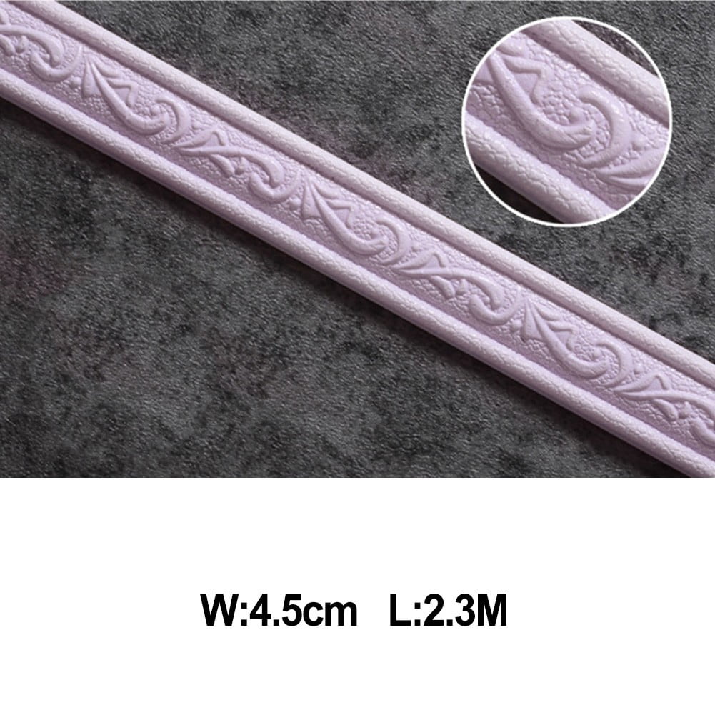 Edge Pressing Strip Self-Adhesive 3D Wall Edging Strip For Waterproof ...