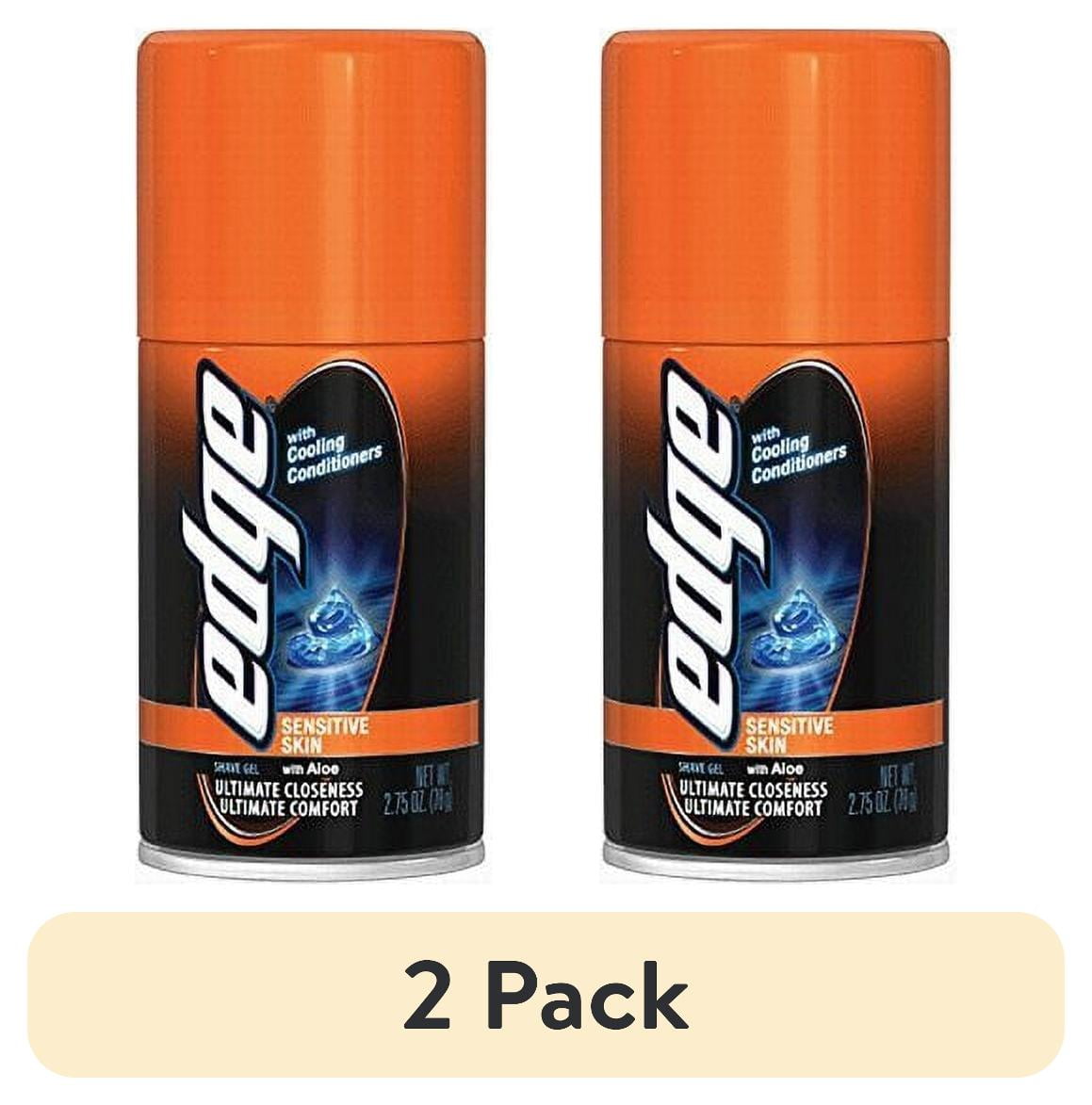 (2 pack) Edge Sensitive Skin Shave Gel, Travel Size - 2.75 oz - Walmart.com