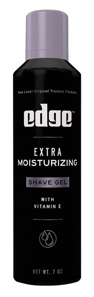 Edge Shave Gel Extra Moisturizing with Vitamin-E 7 Ounce (Pack of 3 ...