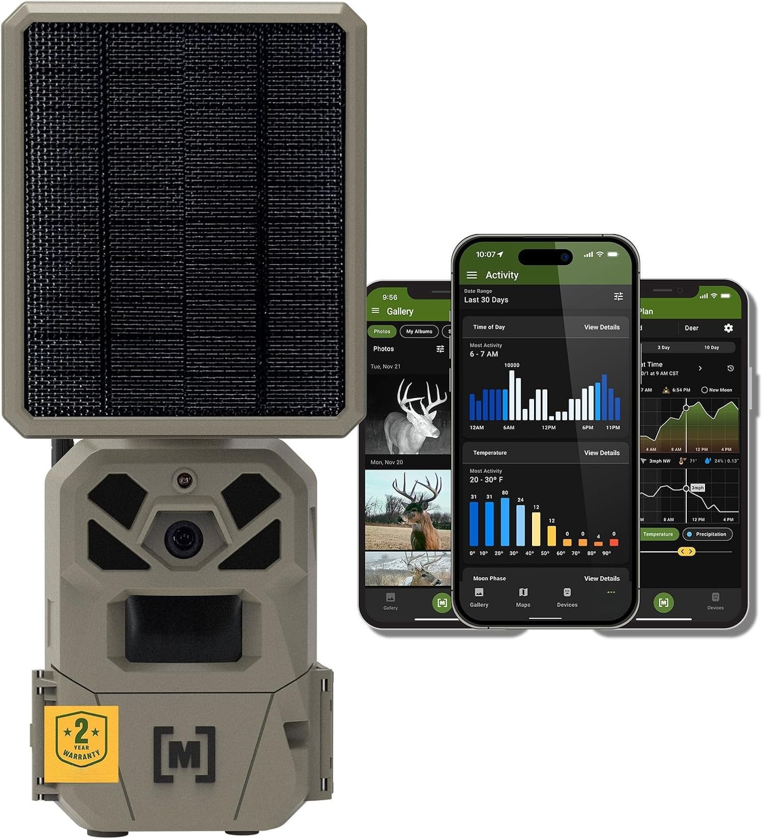 Edge Solar Cellular Trail Camera - Integrated Solar Panel with - 40MP ...