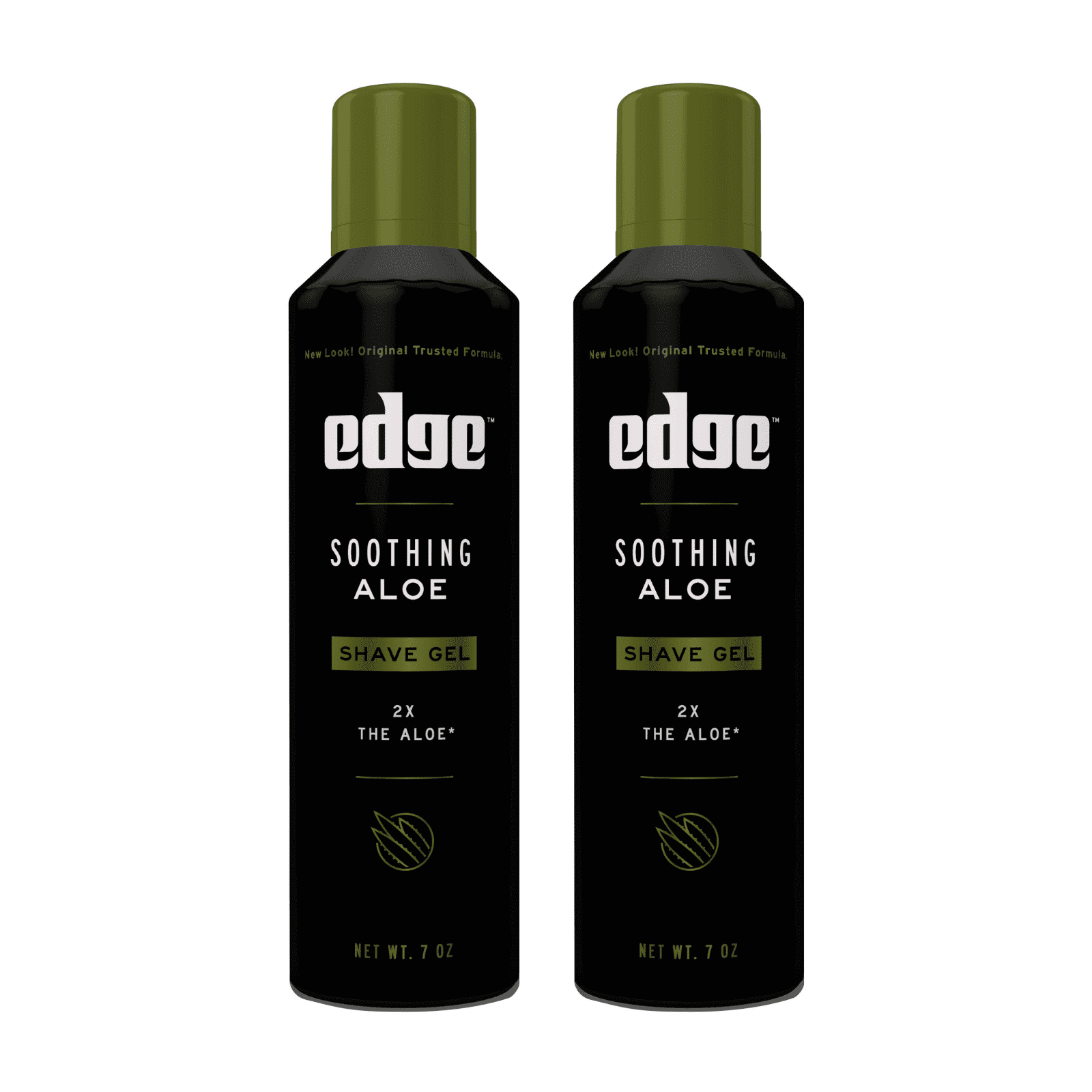 Edge Soothing Aloe Shave Gel for Men, 7oz (Pack of 2) - Walmart.com