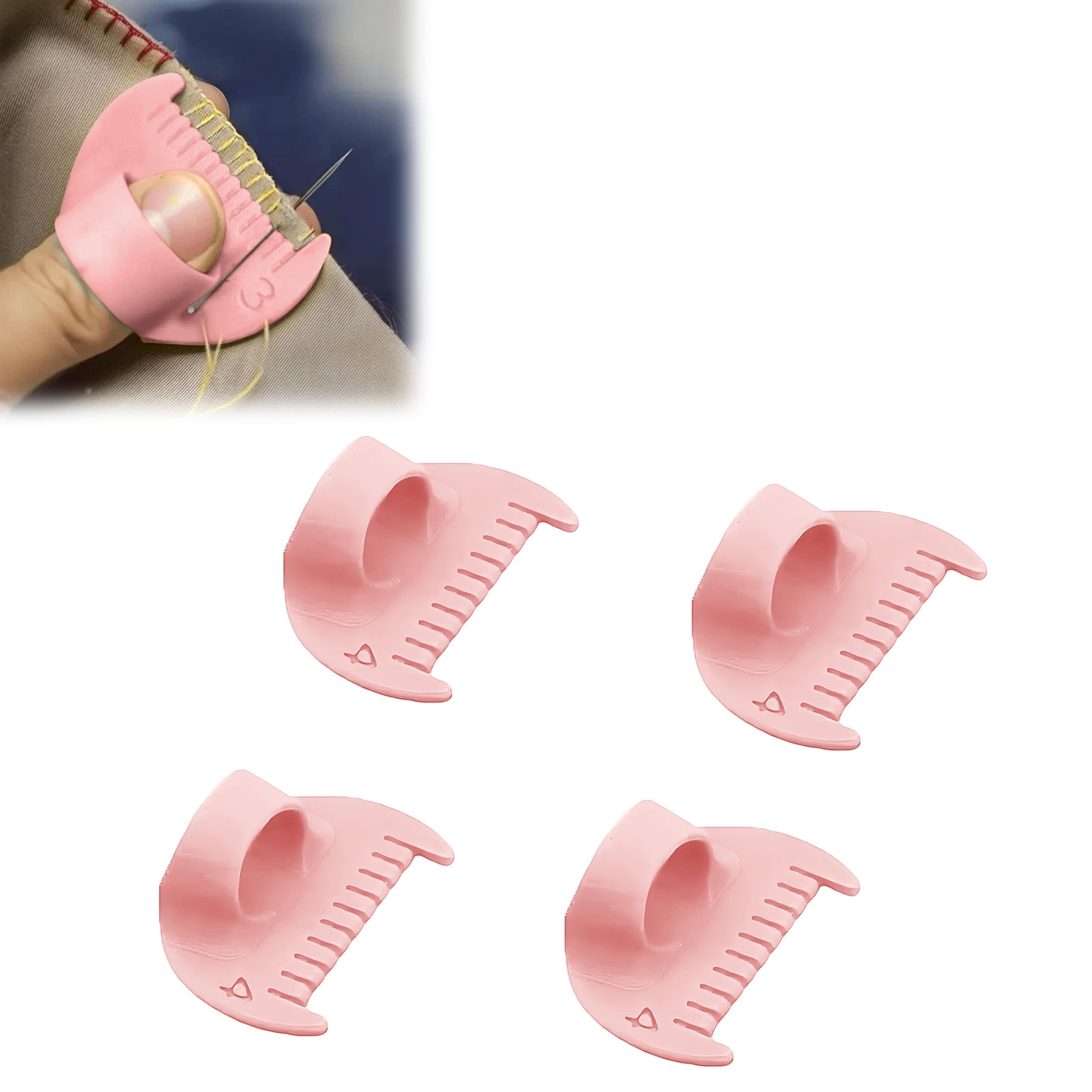 Edge Stitch Lock & Sewing Gauge, Mini Sewing Finger Ruler for Even ...