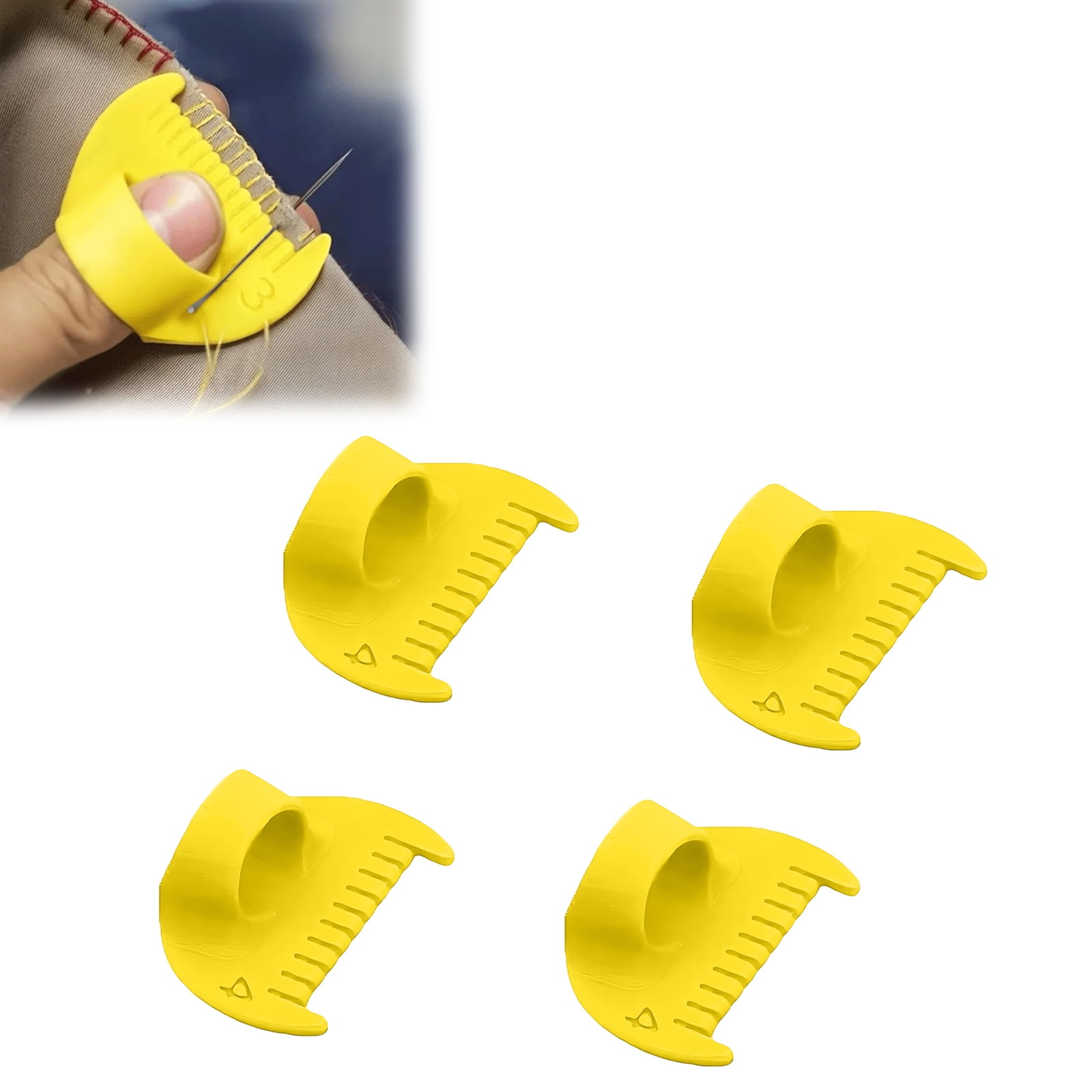 Edge Stitch Lock & Sewing Gauge, Mini Sewing Finger Ruler for Even ...