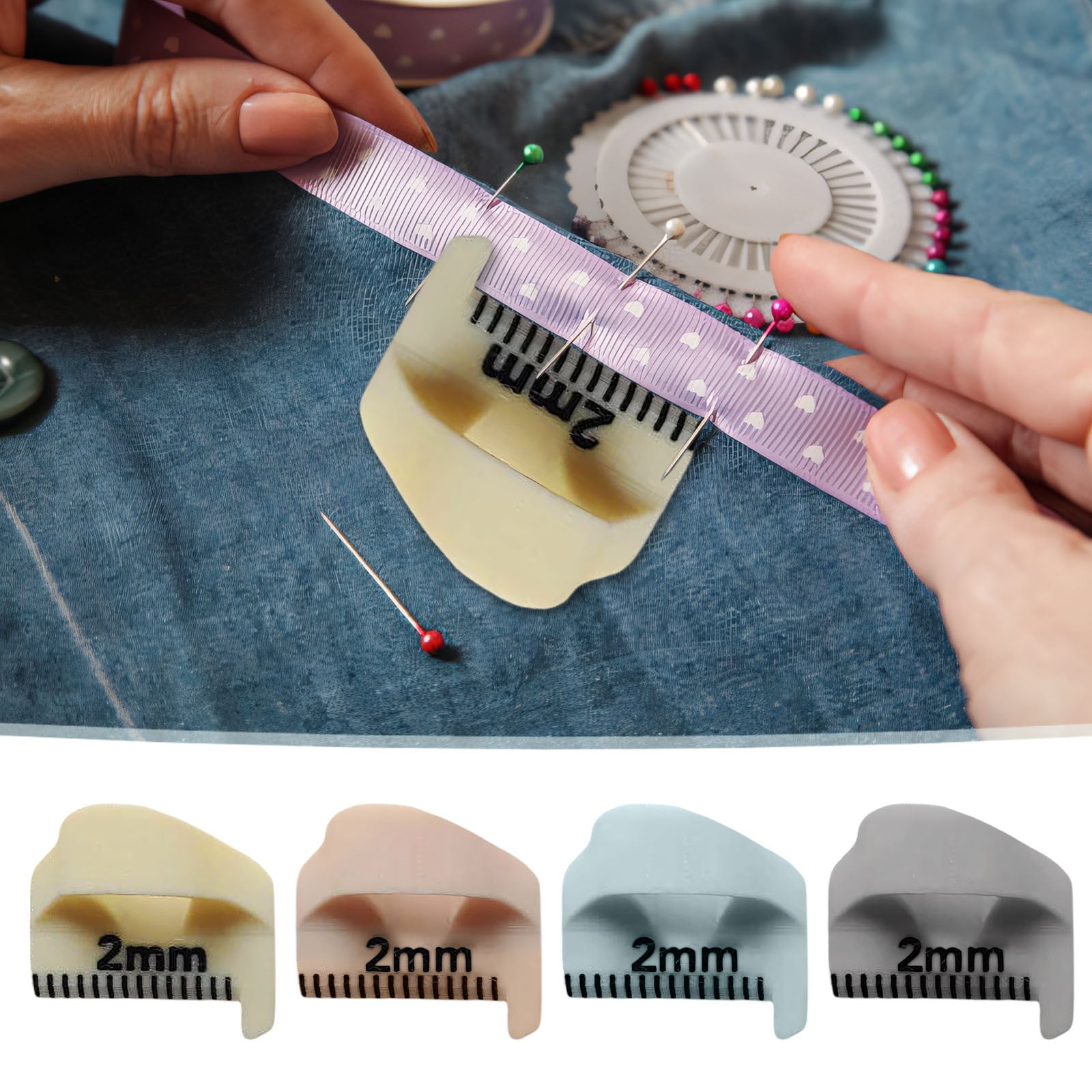 Edge Stitch Lock & Sewing Gauge, Mini Sewing Templates, Sewing Rulers ...