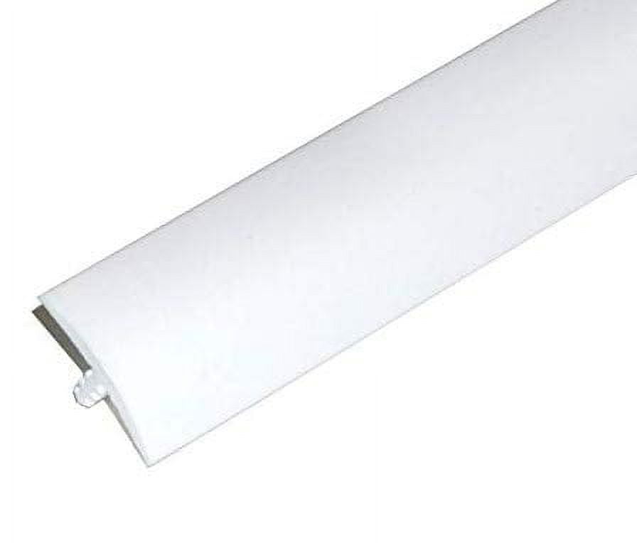 Edge Supply White 3/4 in x 250 Ft Center Barb Tee Moulding T Molding ...