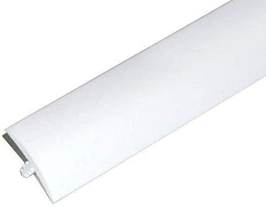 Edge Supply White 5/8 in x 12 ft Center Barb Tee Moulding T Molding ...