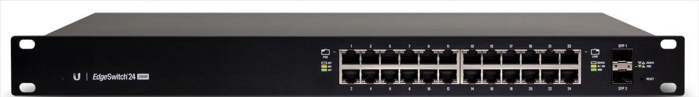 EdgeSwitch ES-24-250W 24-Port Managed PoE+ Gigabit Switch with SFP 250 ...
