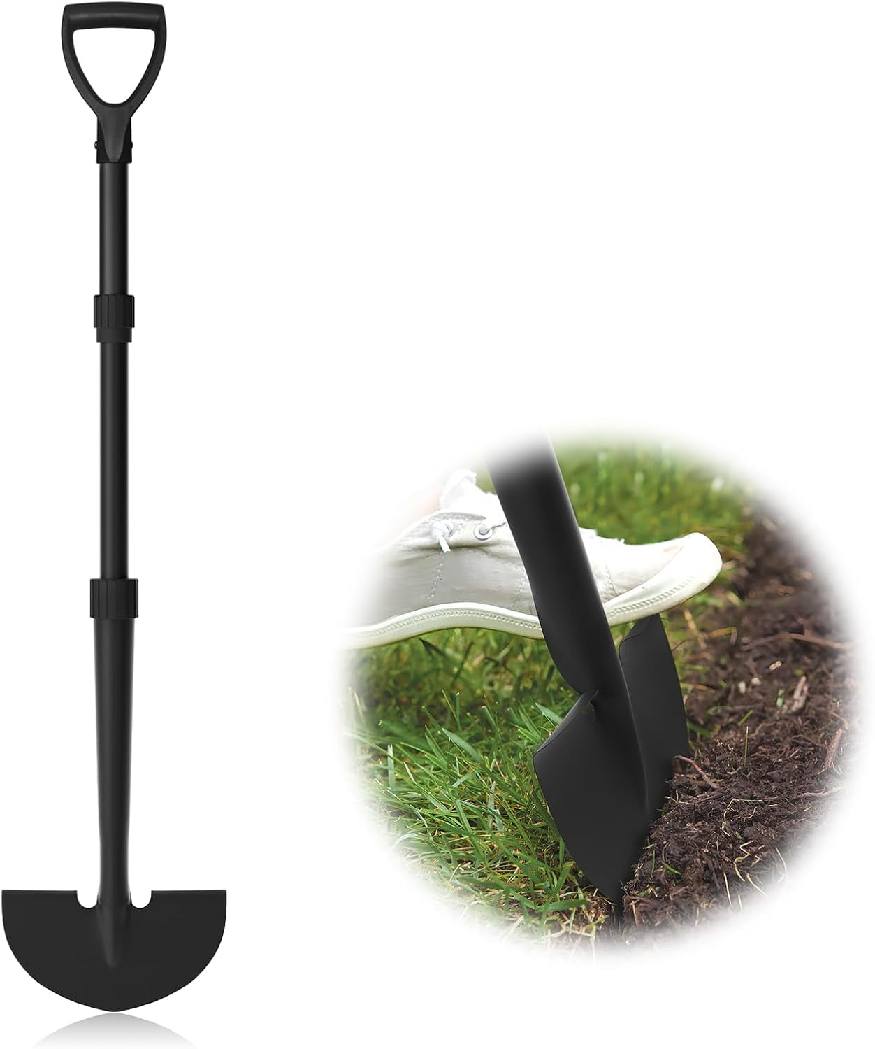 Edger Lawn Tool, Manual Half Moon Edger for Garden Border, Hand Lawn ...