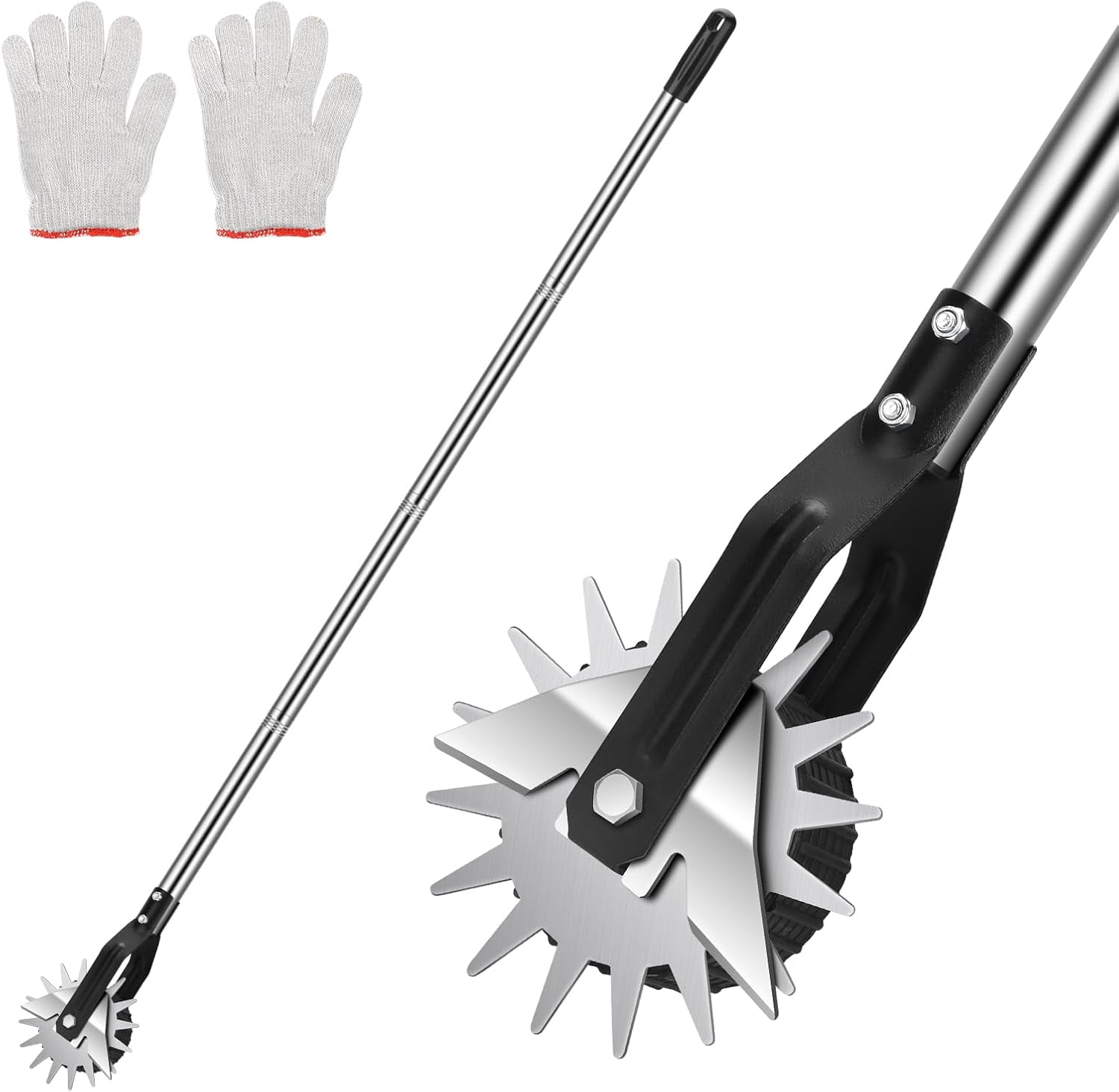 Edger Lawn Tool, Upgrade Manual Lawn Edger, Wheel Rotary Edger with ...