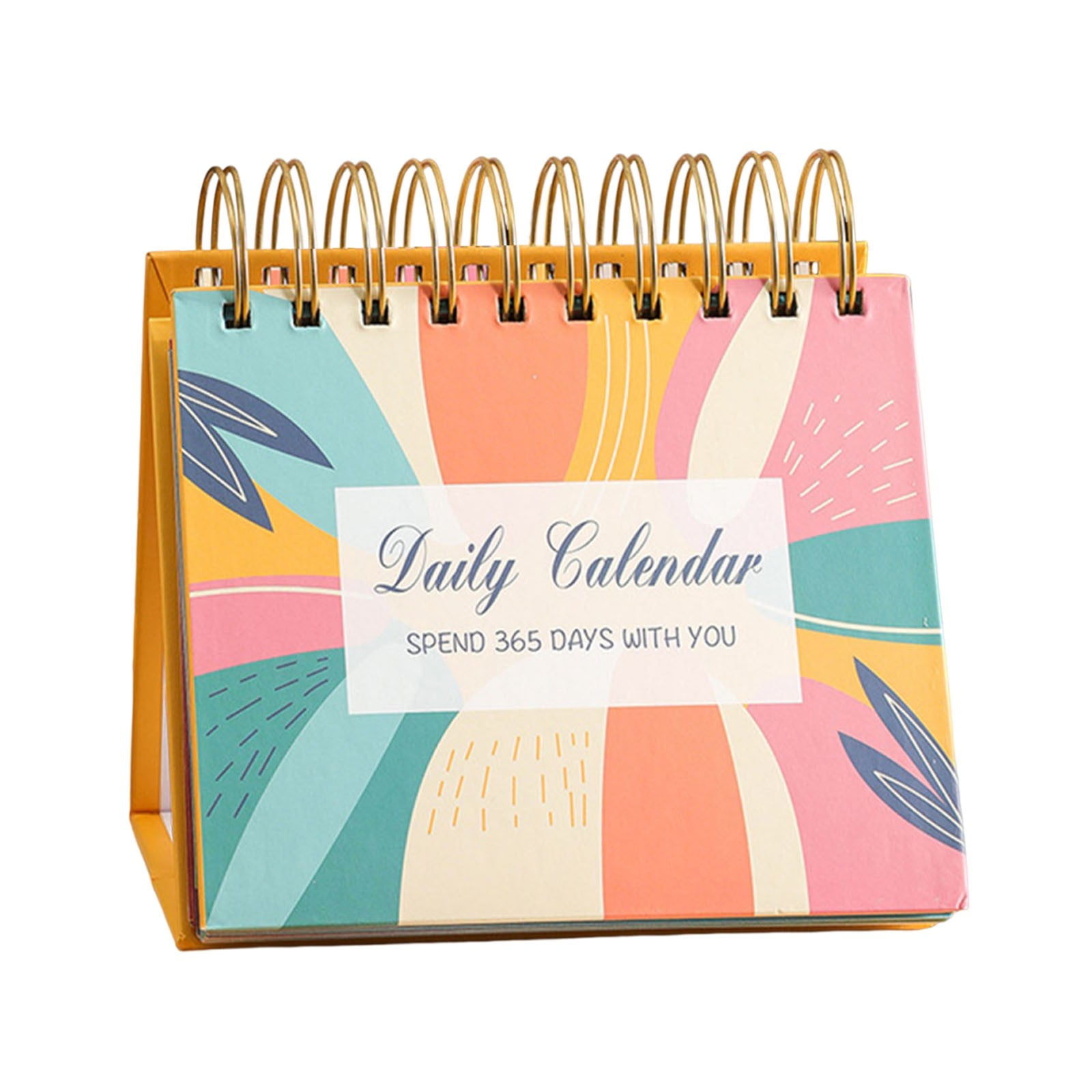 2025 Desk Calendar,Creative Perpetual Daily Flip Calendar with Daily ...