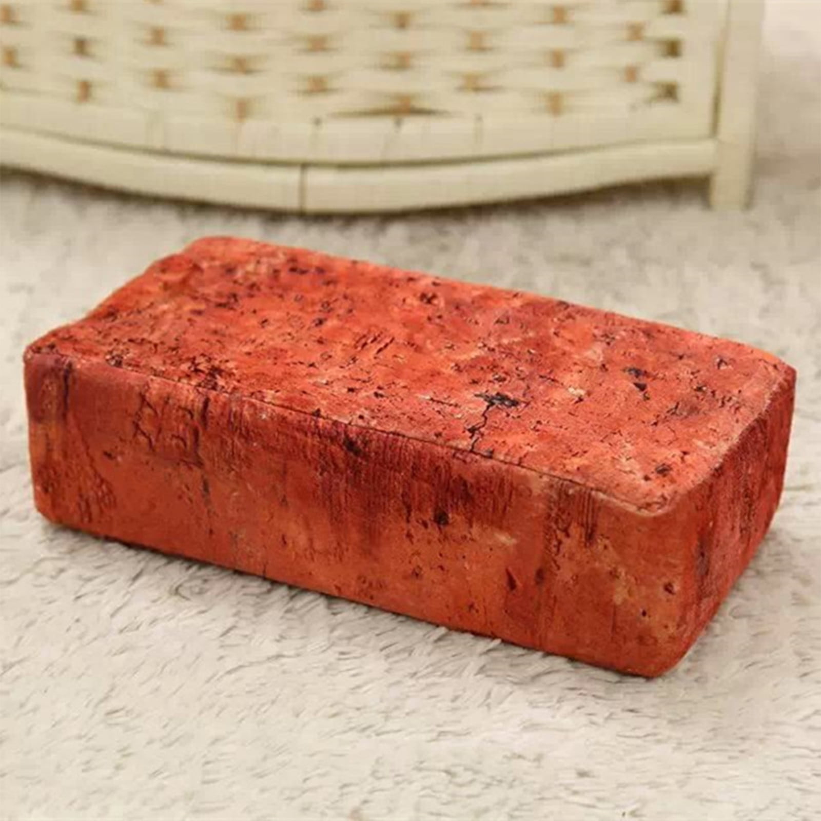 Edgergery Fake Funny Brick Toys,Stuffed Prank Brick Props Spoof ...