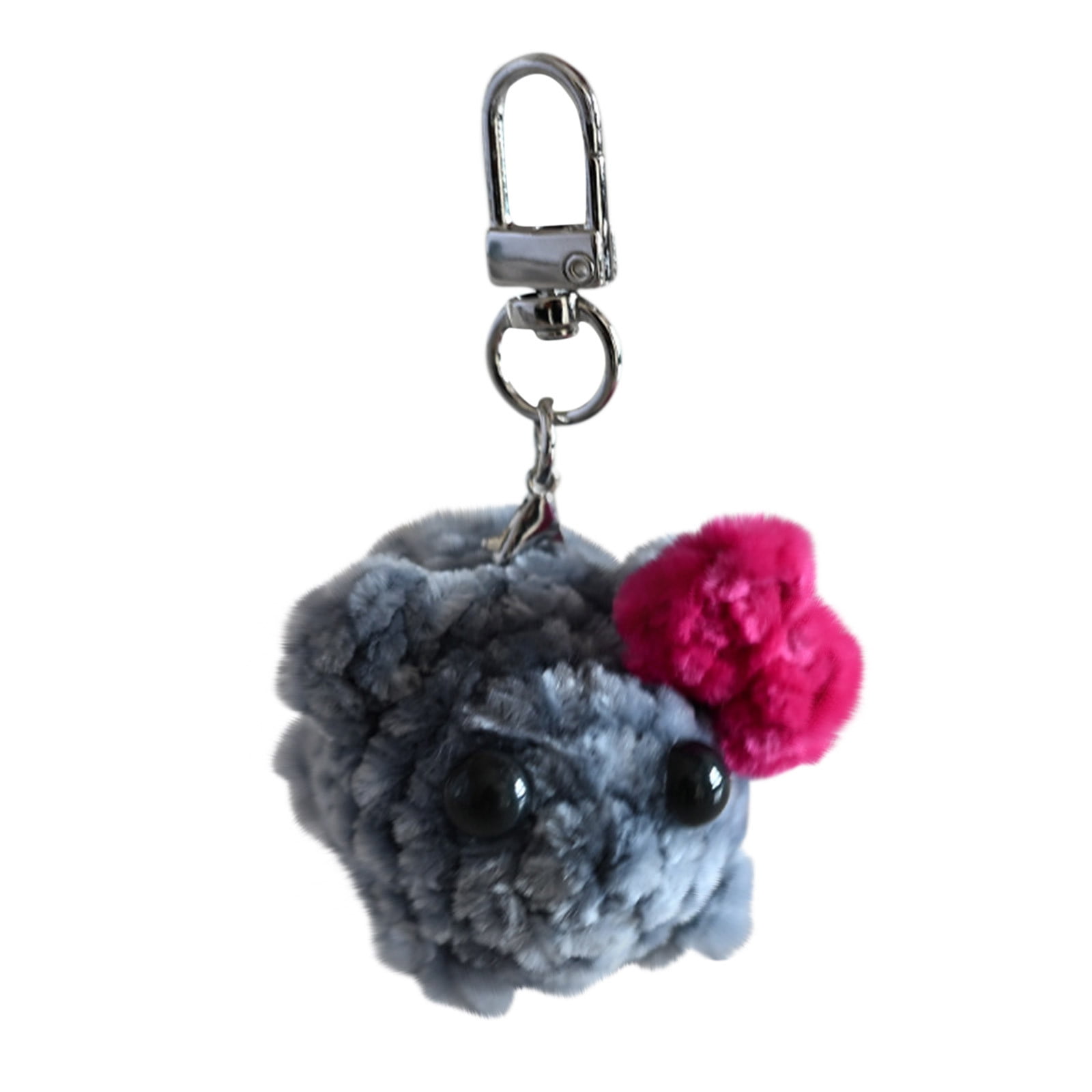 Edgergery Hamster Keychain With Hand Knitted Hamster Toy,Cute Sad ...