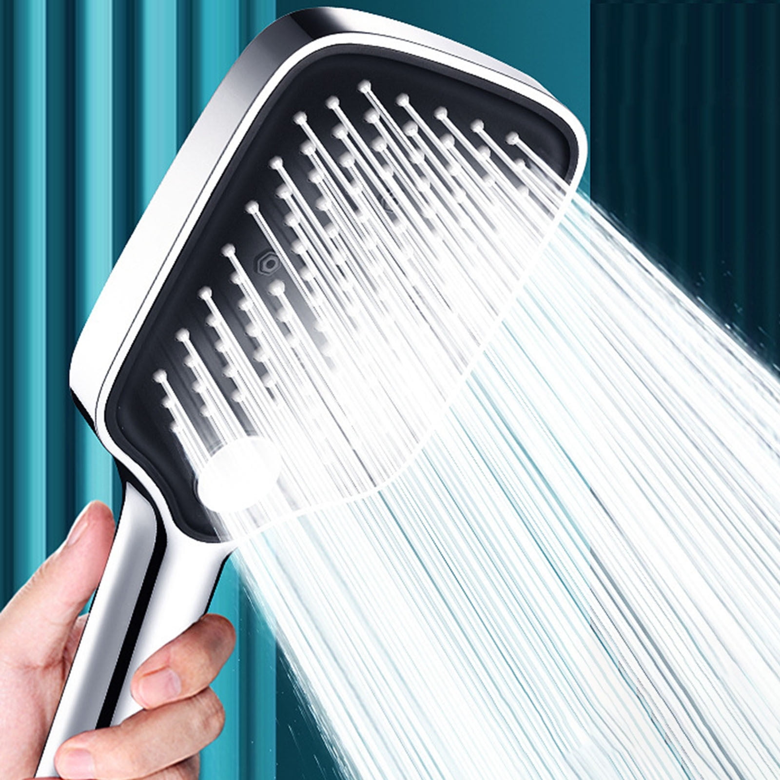 High Pressure Handheld Showerhead Hard Water High Pressure 3 Spray ...