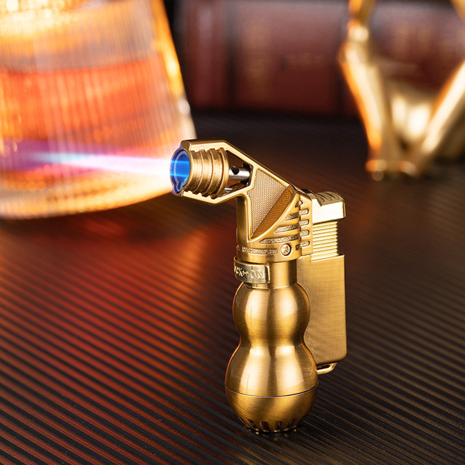 Edgergery Mini Jet Torch Lighter for Father,Small Elbow Gun is Inflated ...