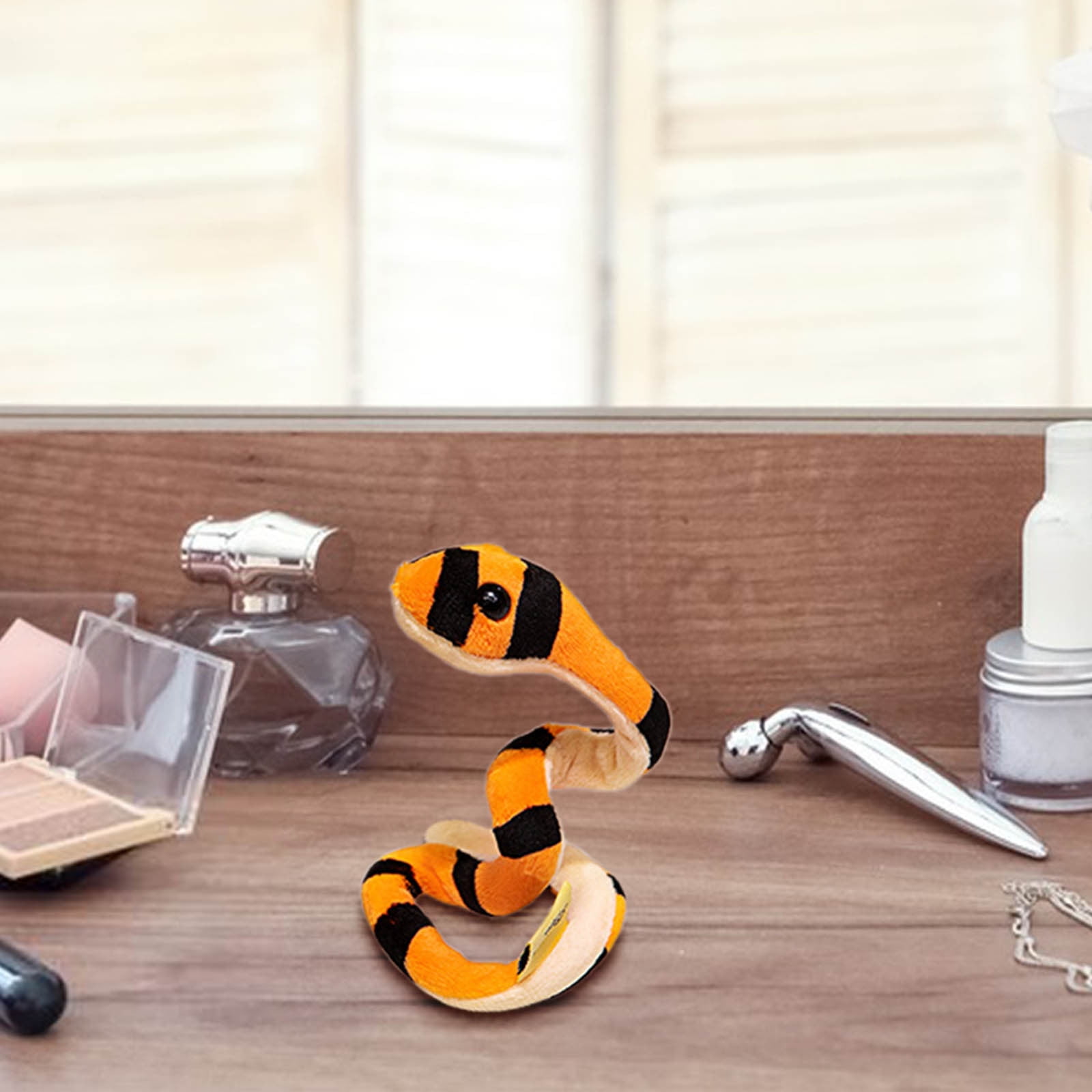 Edgergery Plush Long Soft Snake Dolls,Leopard Print Snake Doll,Cute ...