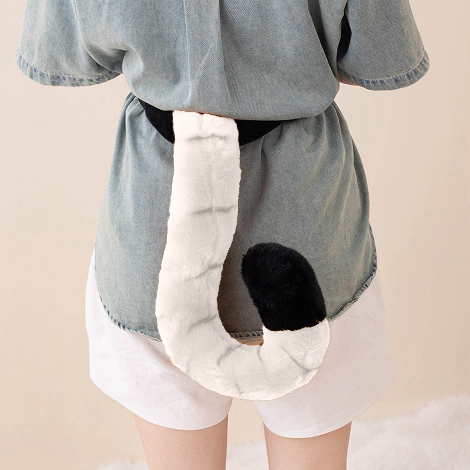 Plush Striped Tiger and Spotted Cheetah Tail,14 Inch Adorable Animal ...