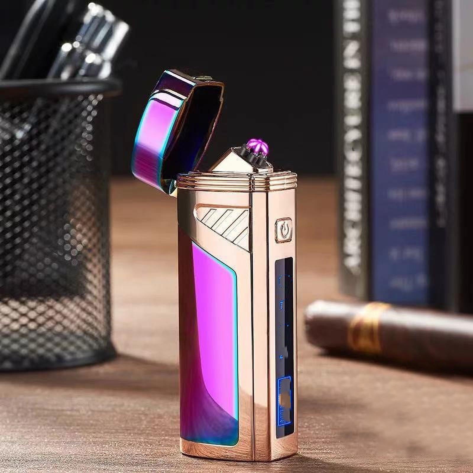 Edgergery Triple-Arc Electric Lighter with Digital Display,2-in-1 ...