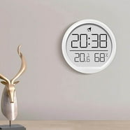 "Sharp Atomic Clock with Indoor Temperature, Large 3"" Display, Desk ...