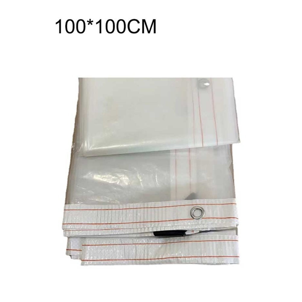 Edges For Garden Waterproof Clear Poly Tarp Anti-Freeze Windproof Plant ...