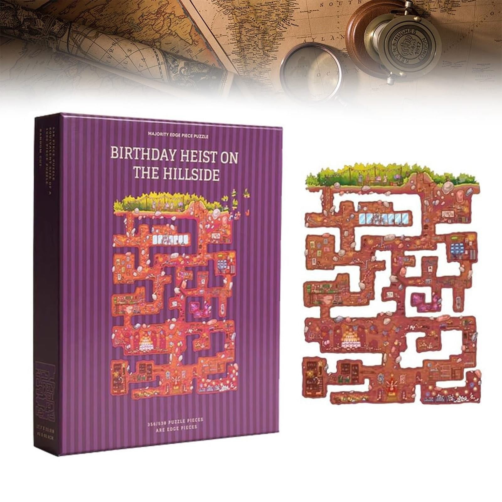 All Edges Puzzle Birthday Heist On The Hillside Edge Piece Puzzle All ...