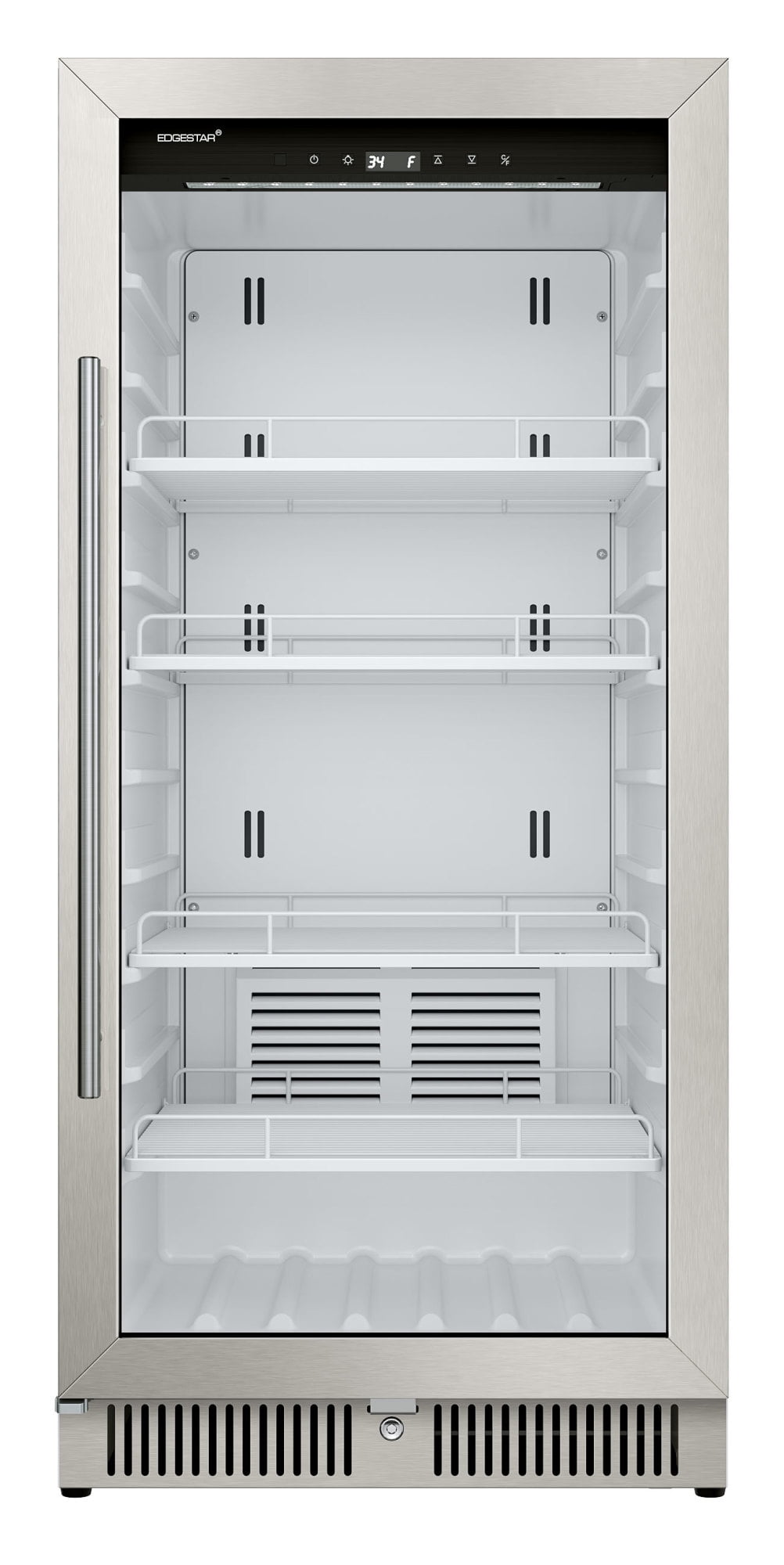 Edgestar Commercial Beverage Merchandiser, 9.53 Cu. Ft., Stainless ...