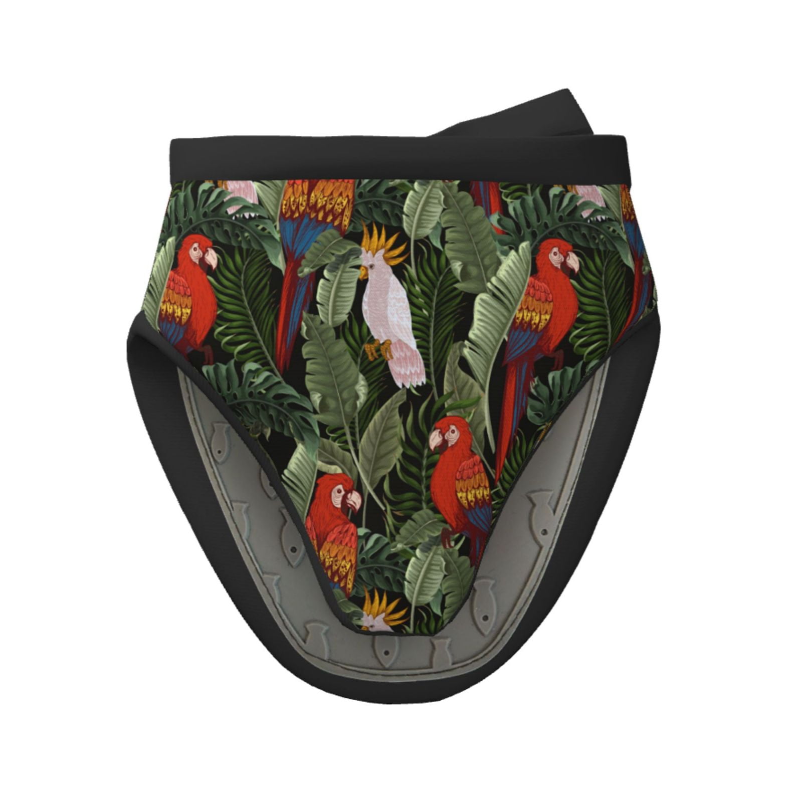 Edgy Cute Parrot Plant Oven Mitts Heat Resistant, Soft Lining Silicone ...