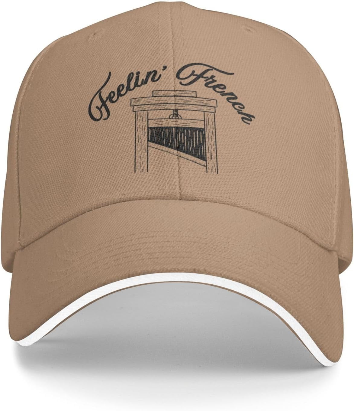Edgy French Statement Hat – Guillotine Baseball Cap Vintage Look ...