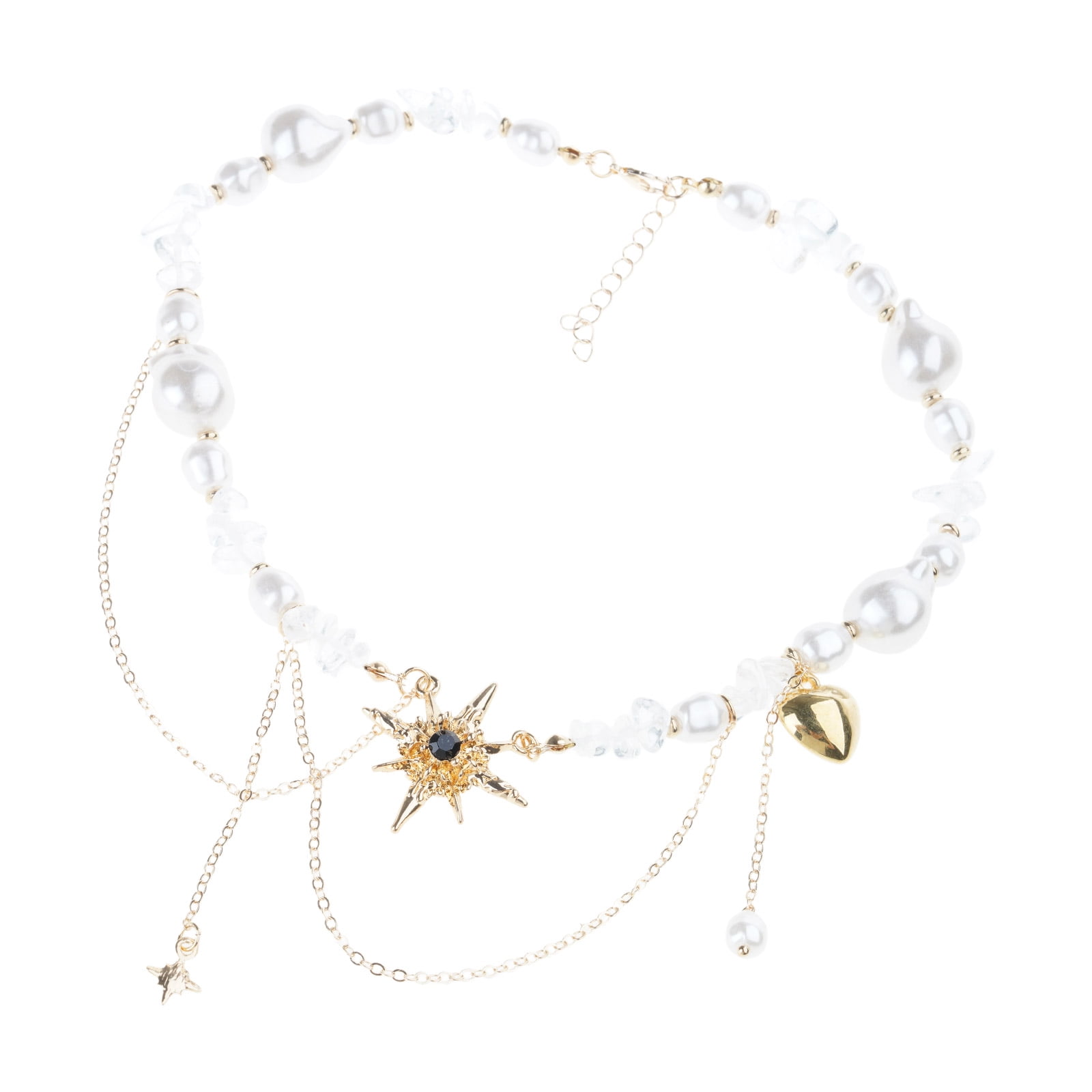 Edgy Octagram Symbol Collar Necklace Short Chain Designs Neckchain ...