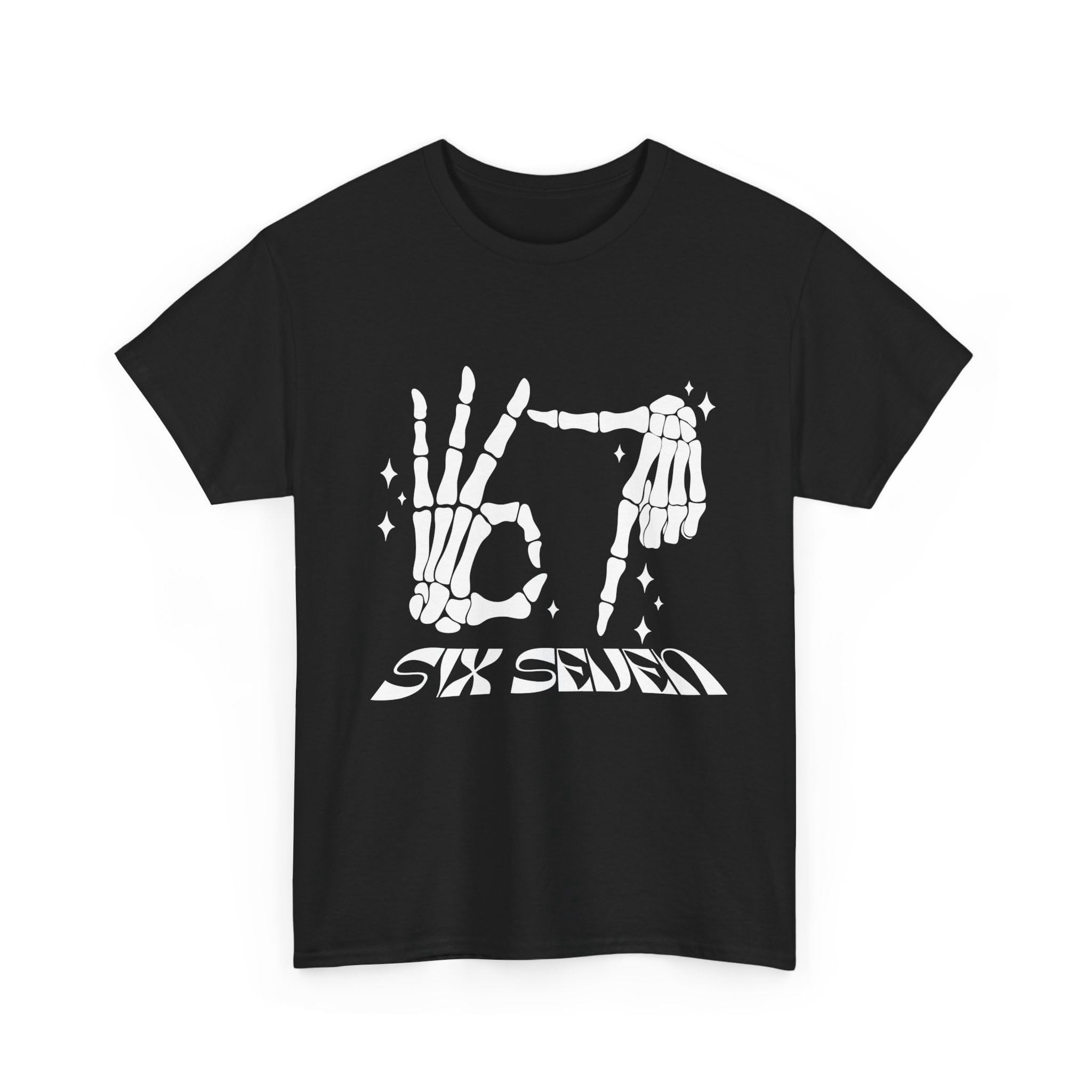 Edgy Skeleton Hand Six Seven Apparel | Y2K Aesthetic Graphic Top ...