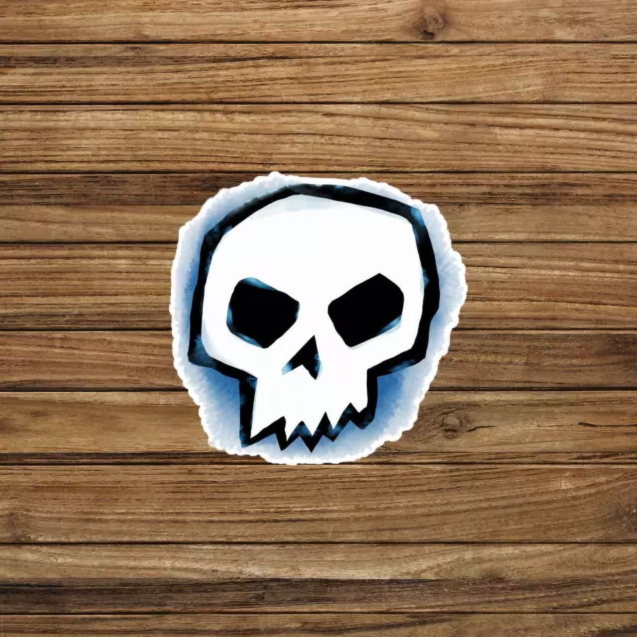 Edgy Skull Sticker - Vinyl Decal For Laptops, Phones, Cars & Morephone ...