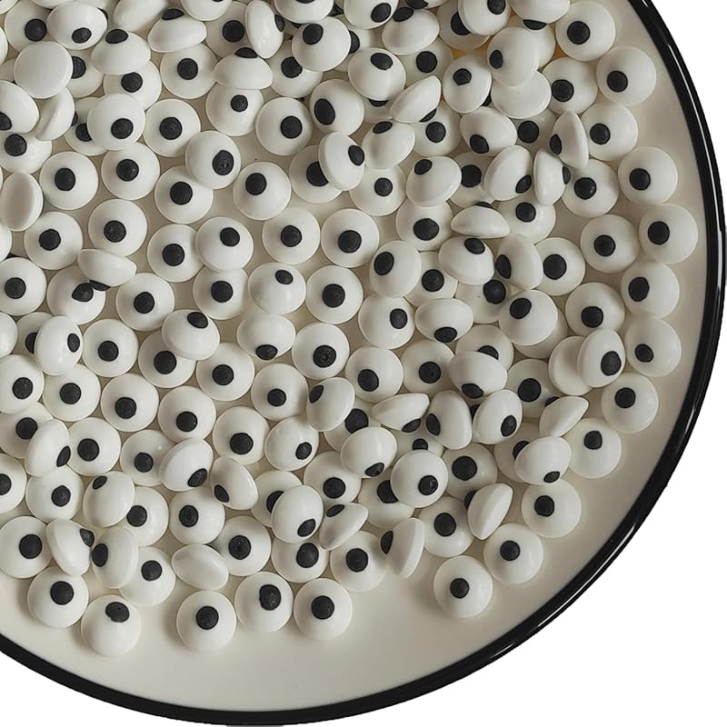 Edible 7mm Mini Candy Eyes Halloween Sprinkles Cake Cupcake Toppers ...
